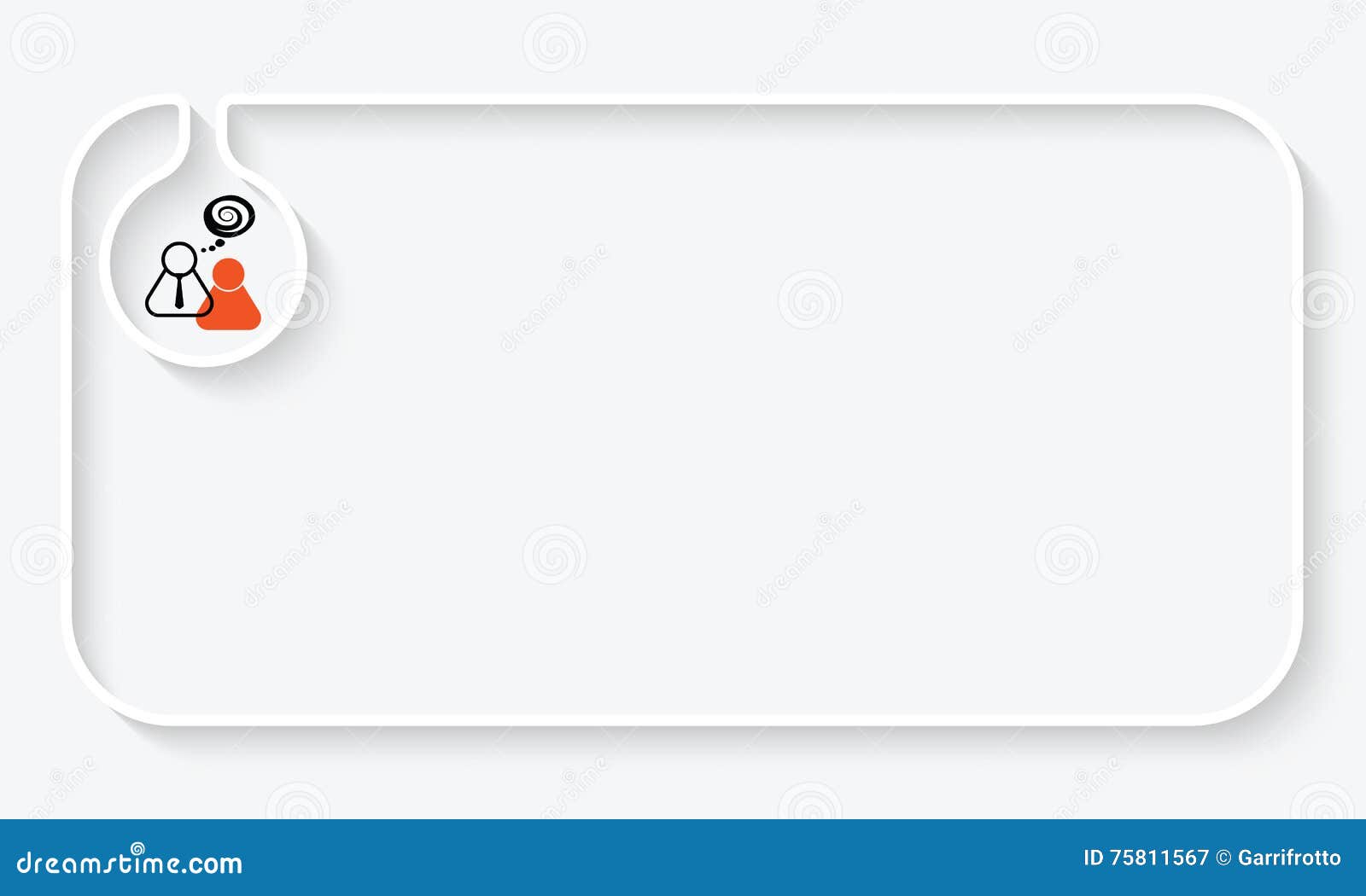 Text box stock illustration. Illustration of message - 75811567