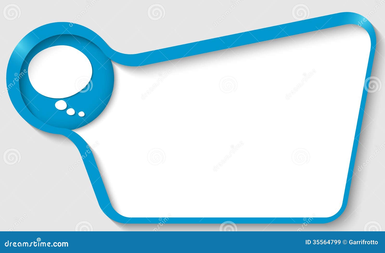 Text Box with Speech Bubble Stock Vector - Illustration of speech ...