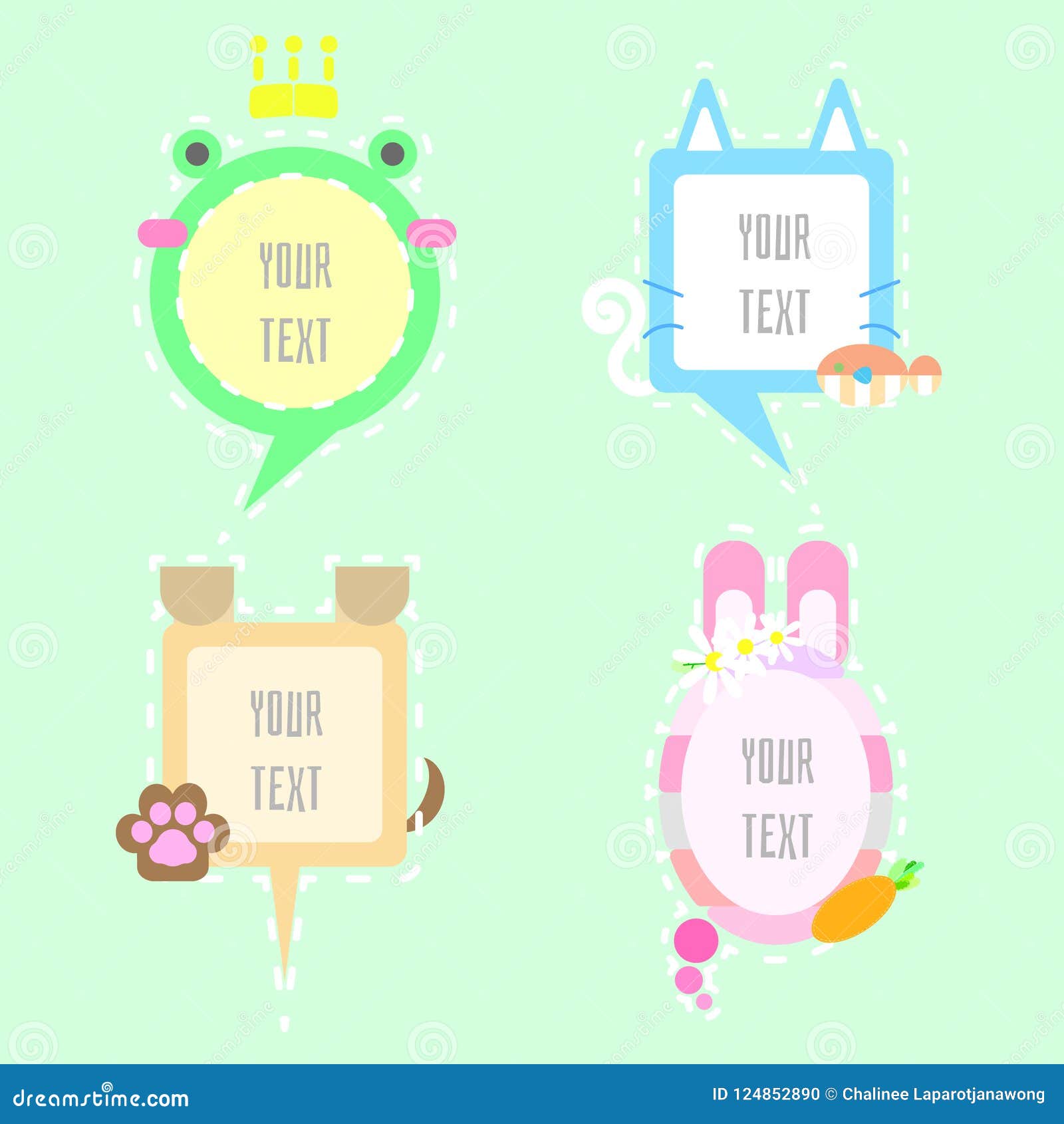 Text Box Speech Bubble Thinking Stock Vector - Illustration of bubble ...