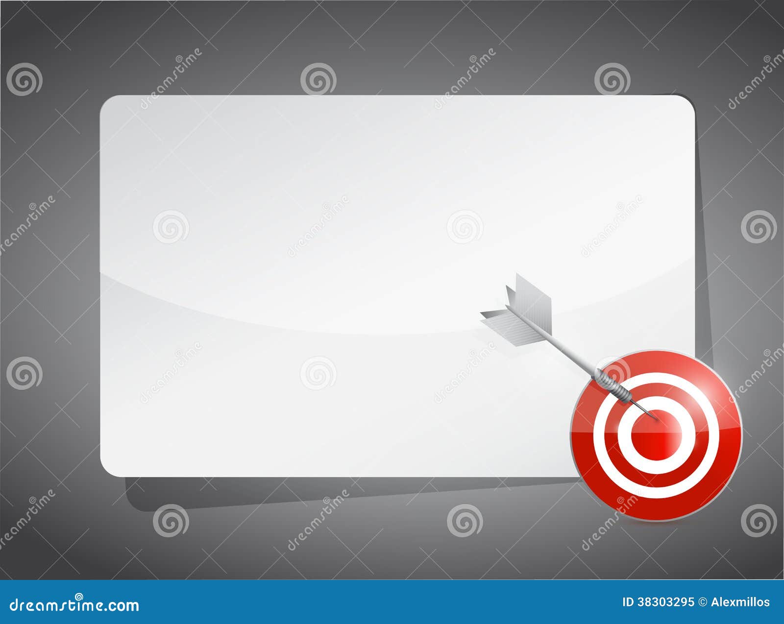 Text Box and Target. Illustration Design Stock Illustration ...