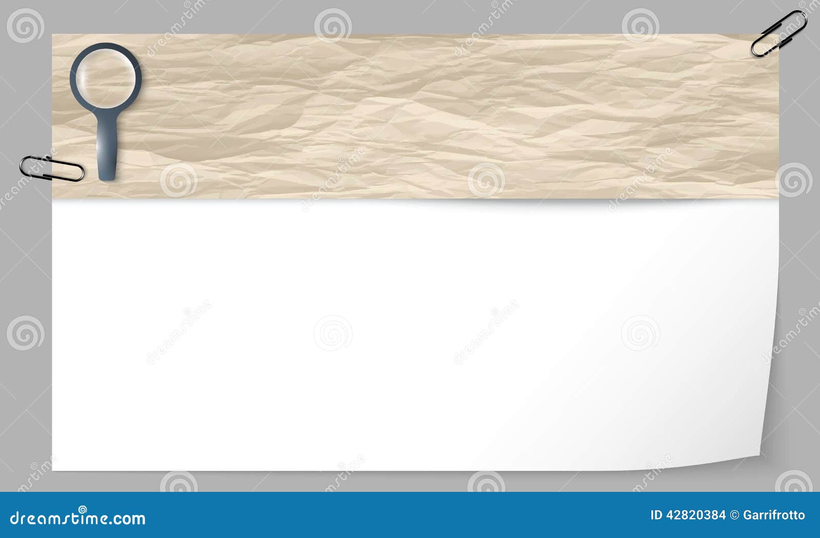 Text box stock vector. Illustration of decoration, creased - 42820384