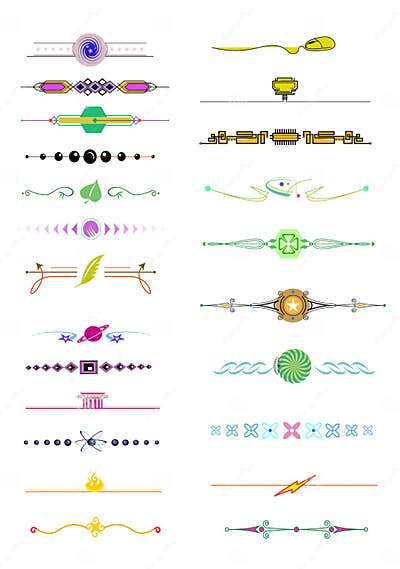 Text breaker stock vector. Illustration of designs, notes - 7599373