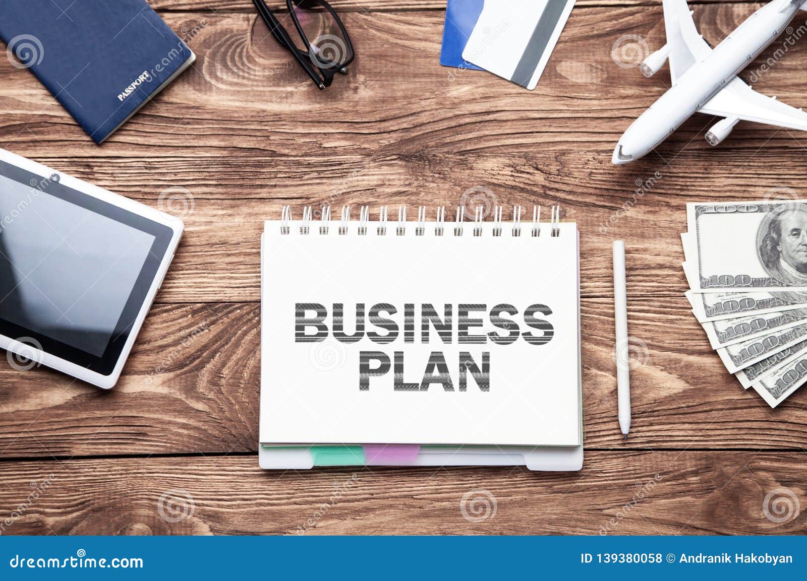 Text Business Plan on Notepad. Business Concept Stock Photo - Image of ...