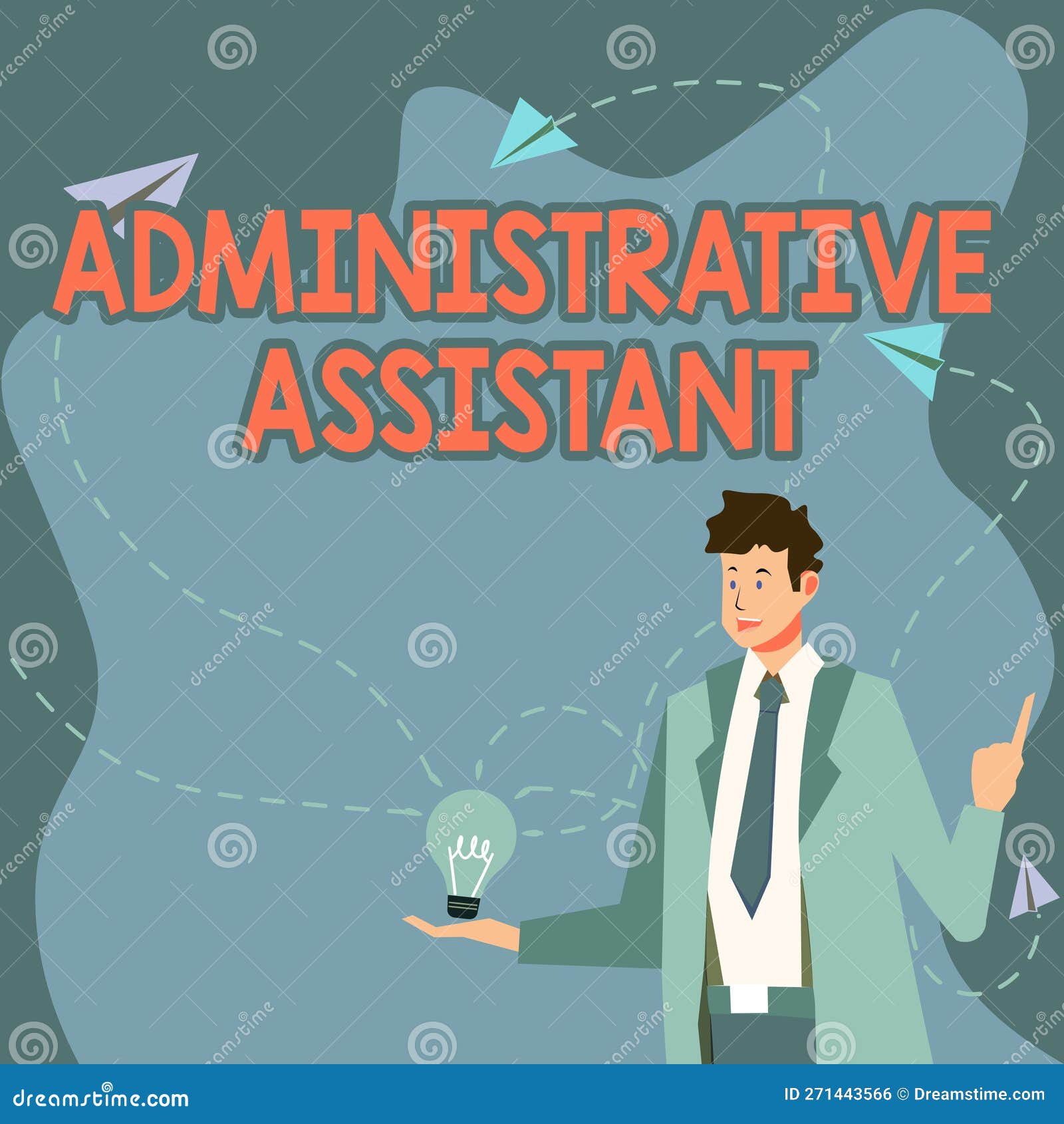 Text Caption Presenting Administrative Assistant. Business Idea ...