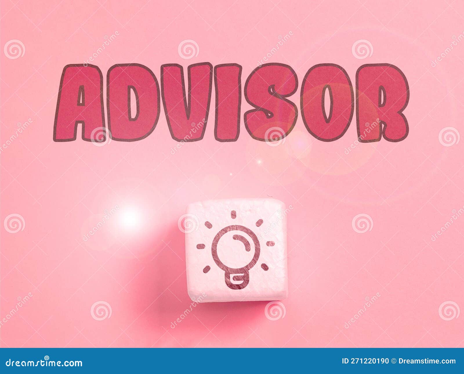 Text Caption Presenting Advisor. Business Approach Give Advice ...