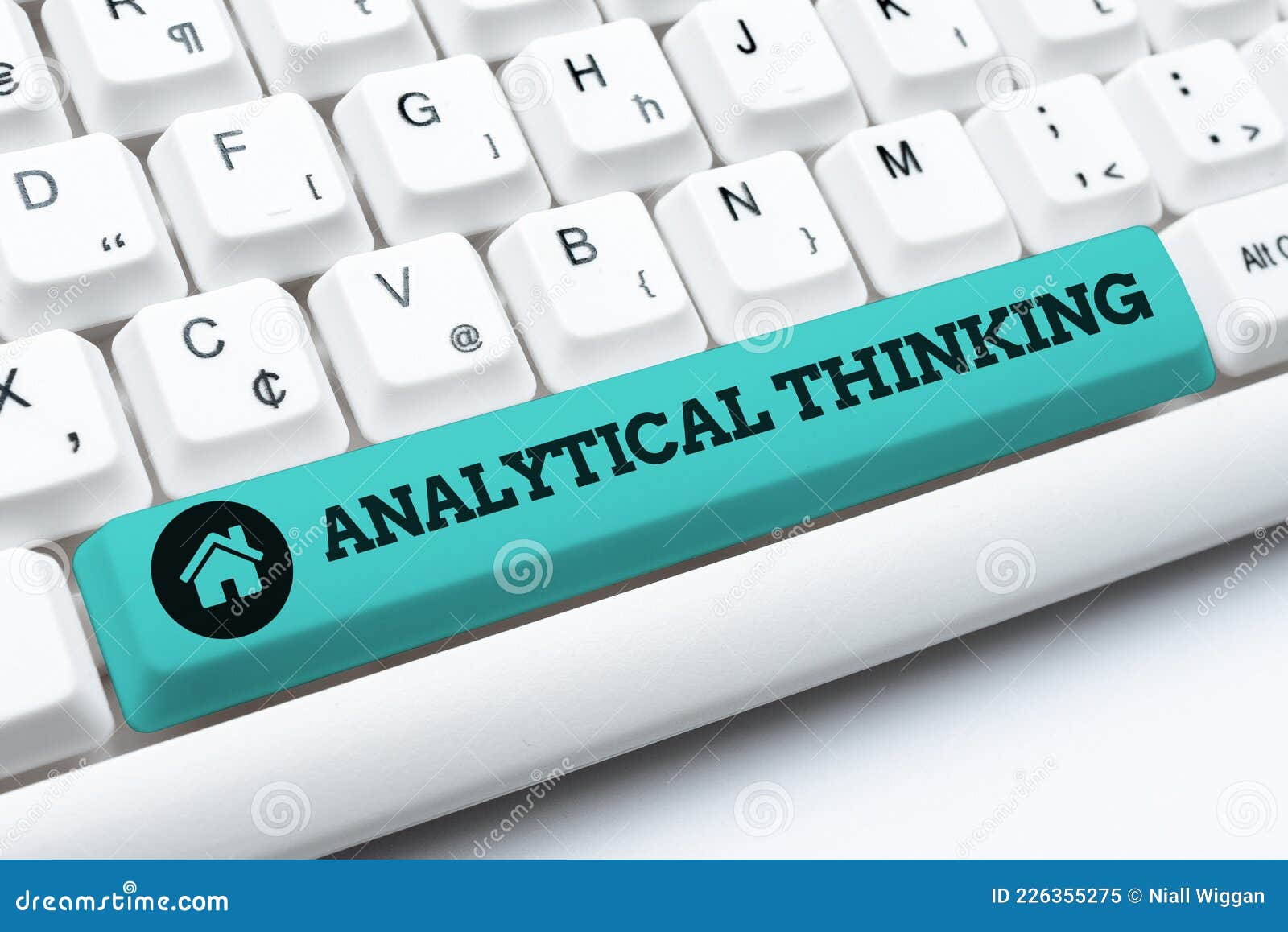 Hand Writing Sign Analytical Thinking. Internet Concept Break Down ...