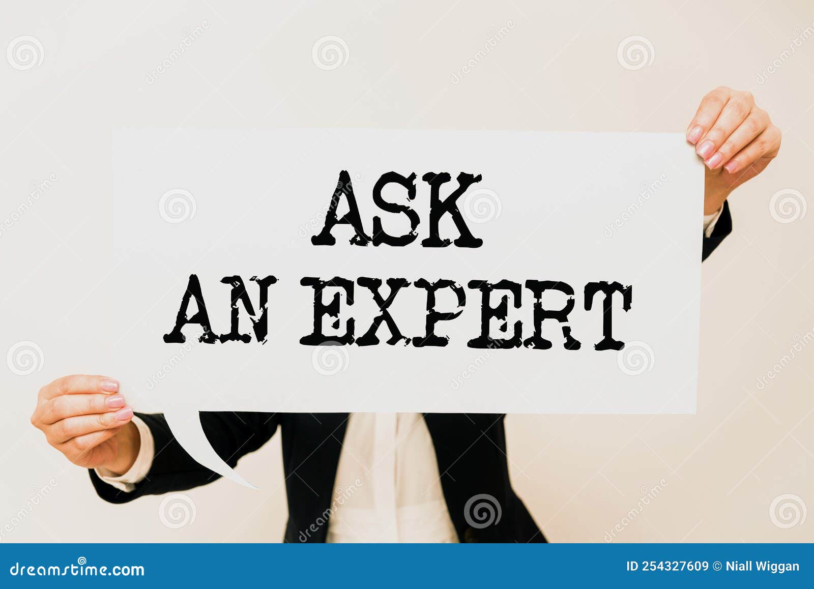 Handwriting Text Ask an Expert. Business Overview Asking for Advice To ...