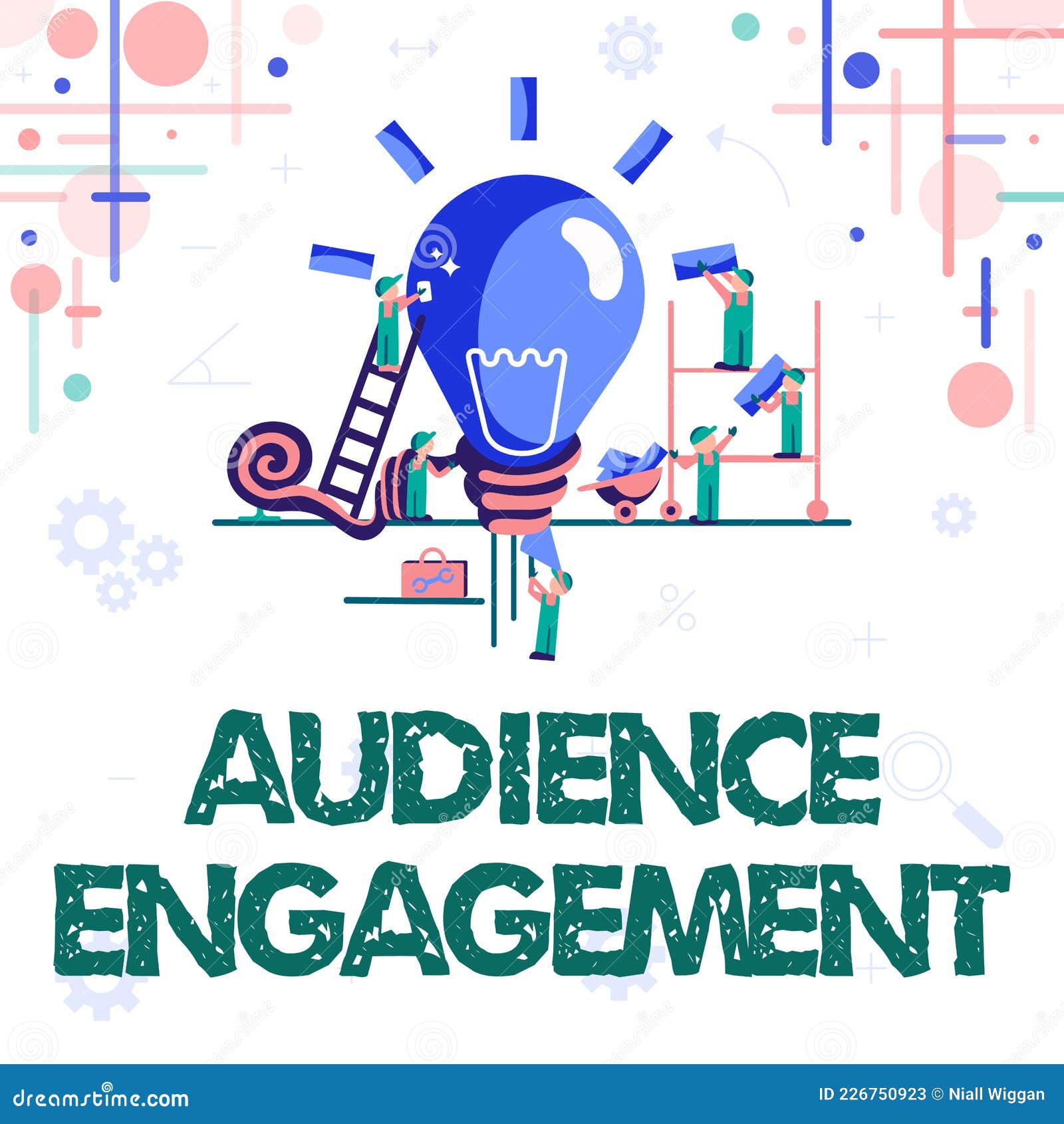 Text Caption Presenting Audience Engagement. Internet Concept Active ...