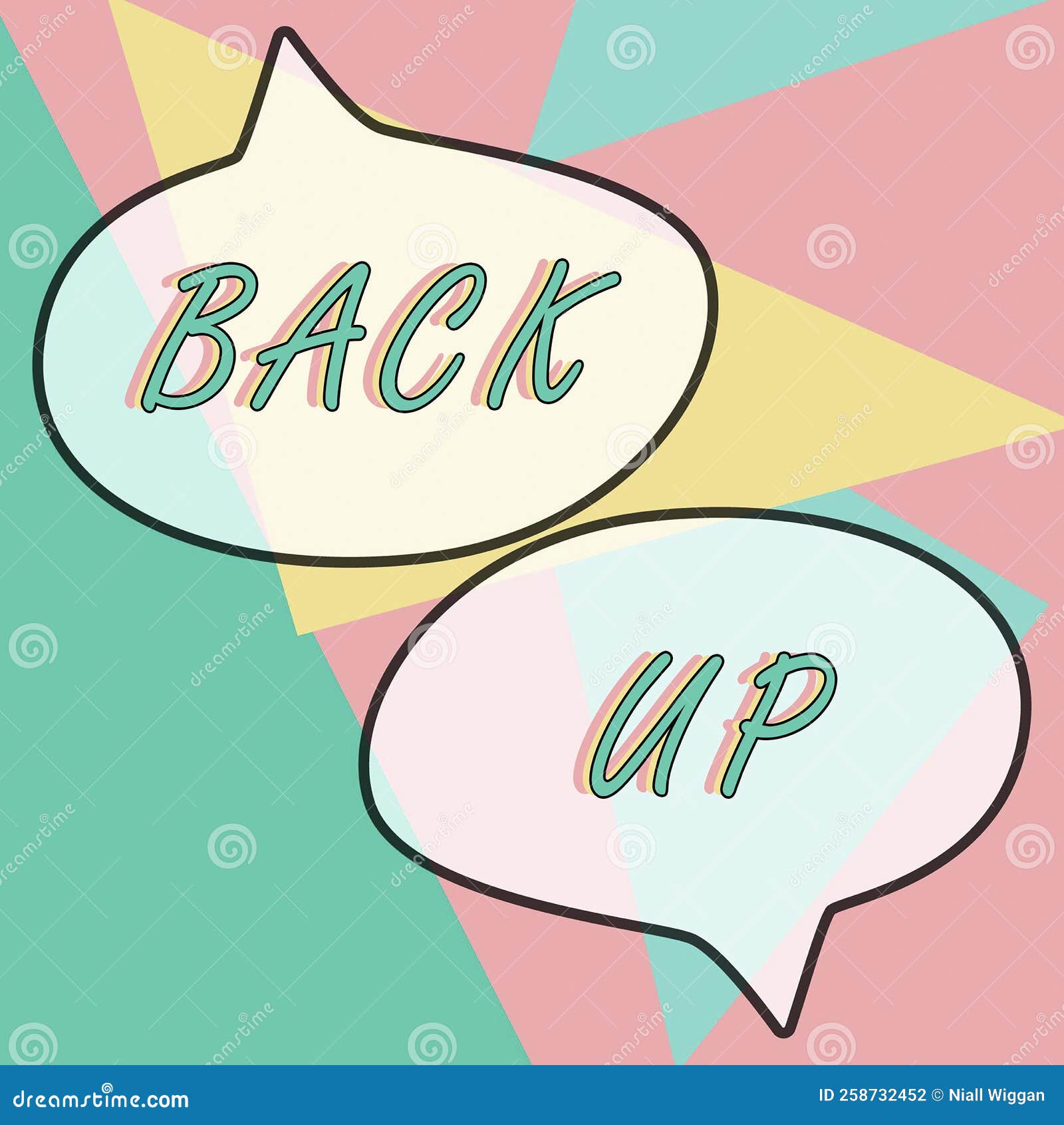 Text Caption Presenting Back Up. Word Written on Saving Important Data ...