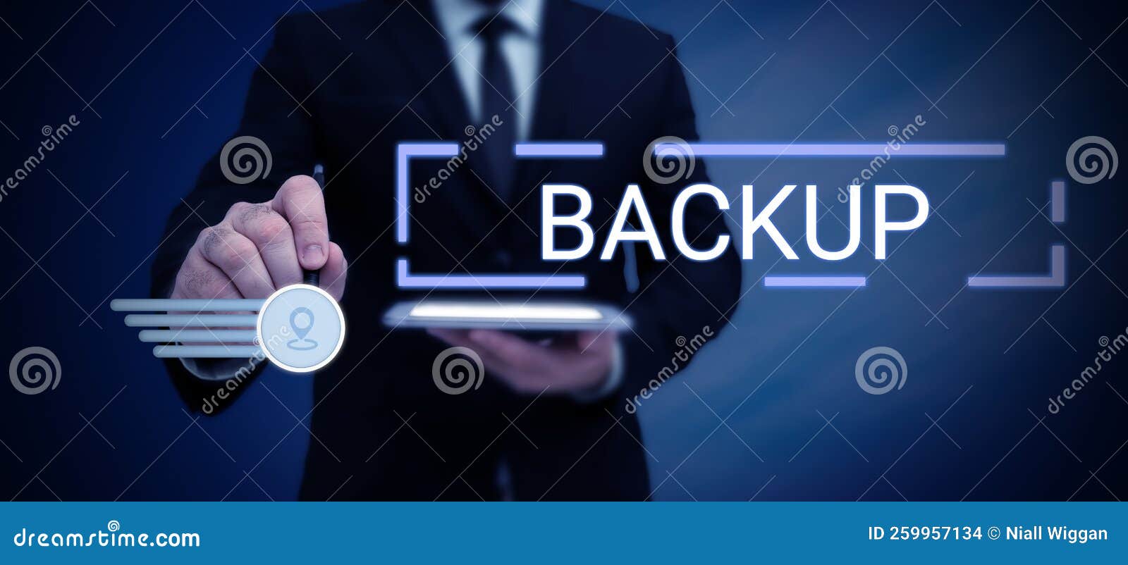 Text Sign Showing Backup. Internet Concept Process that Protects ...