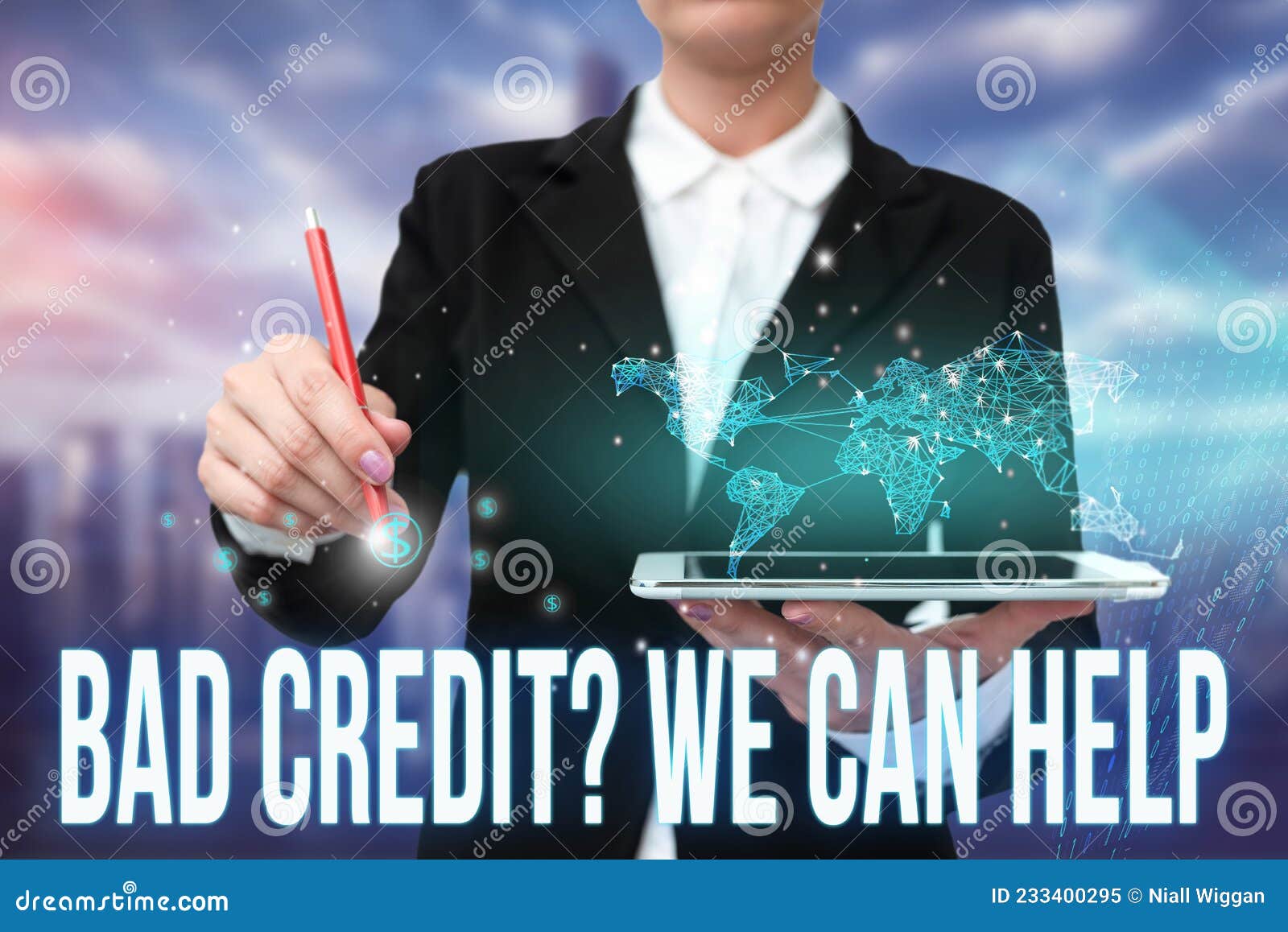 Text Caption Presenting Bad Credit Question we Can Help. Word for ...