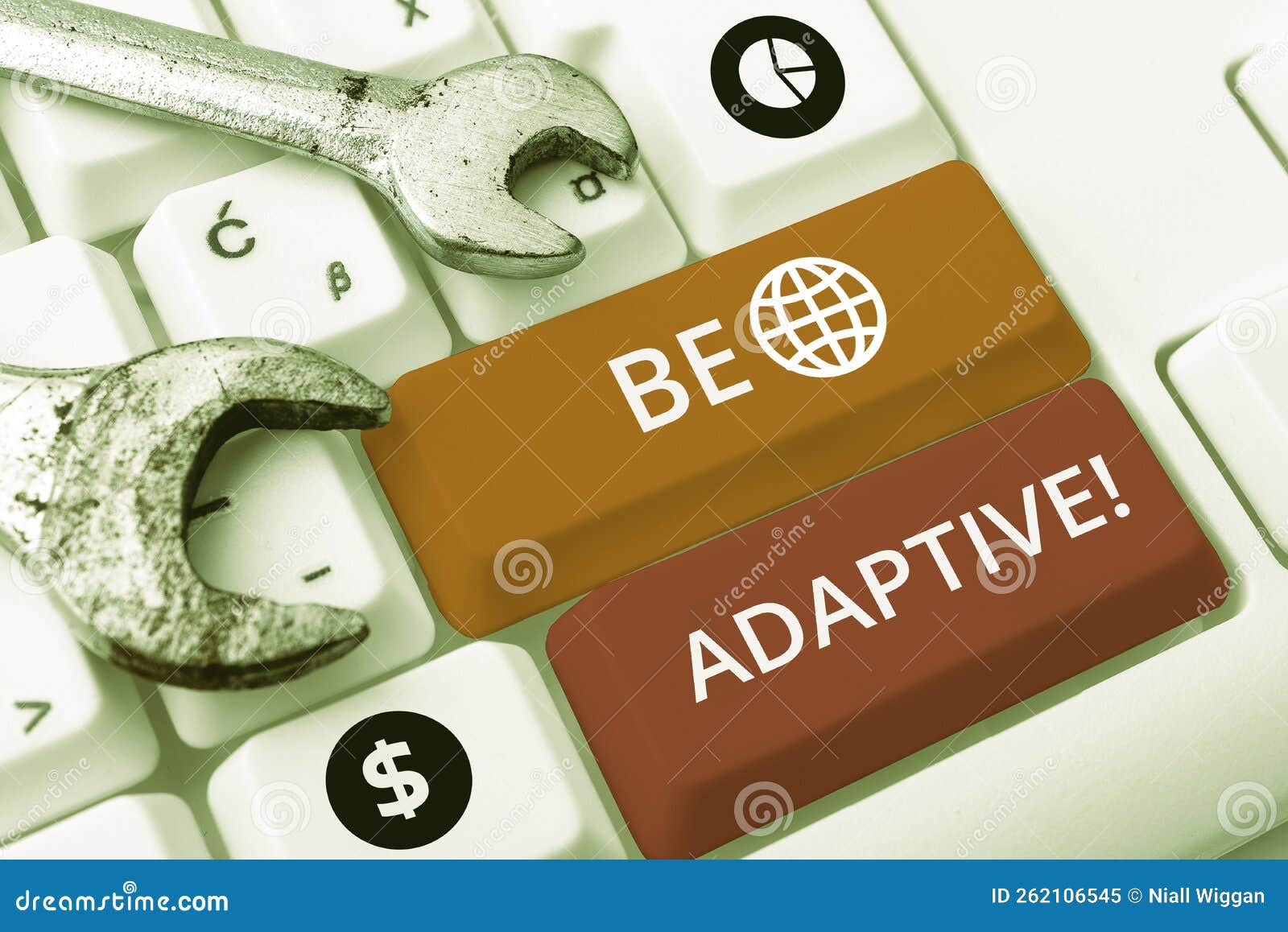 Text Caption Presenting Be Adaptive. Word Written on Make the ...