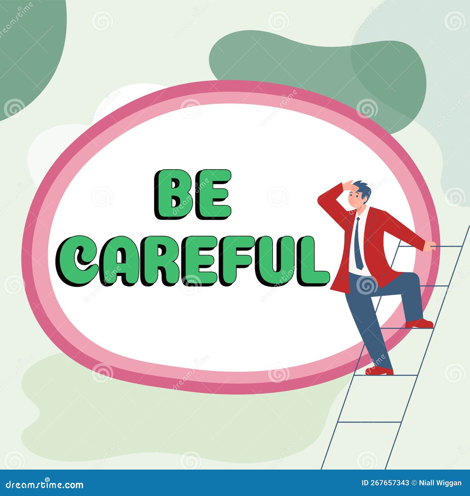 Sign Displaying Be Careful. Conceptual Photo Making Sure of Avoiding ...