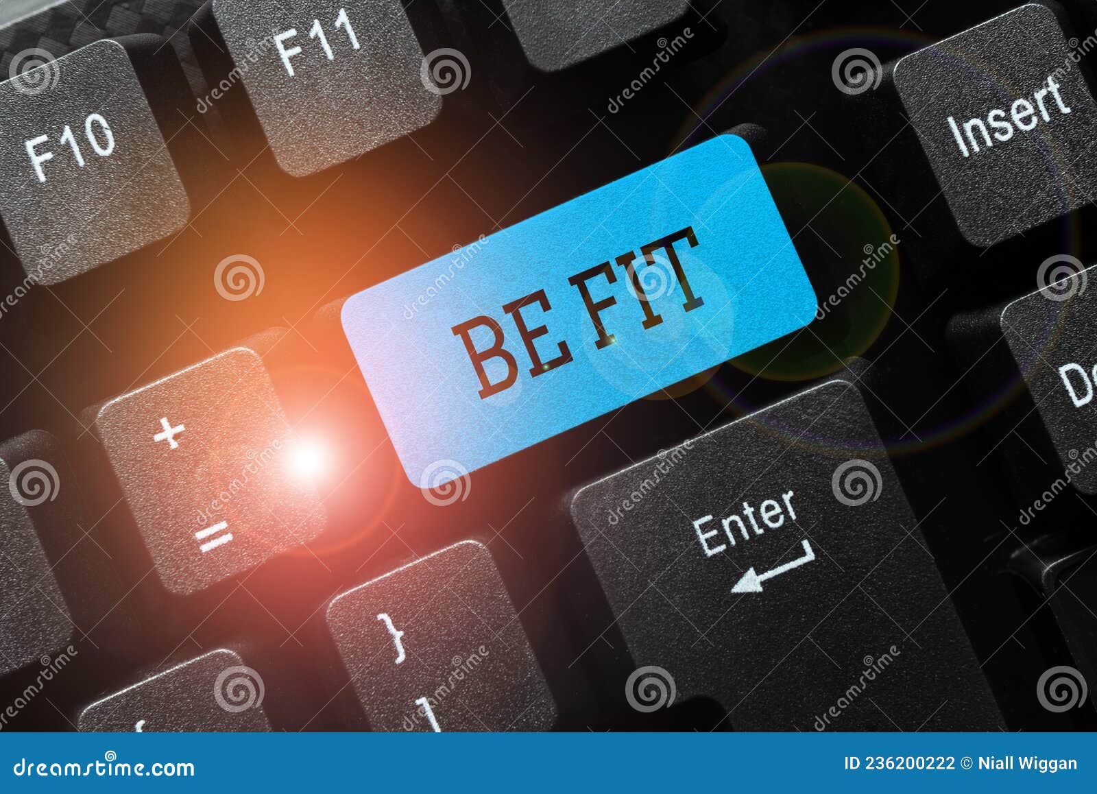 Text Caption Presenting Be Fit. Word Written on of a Suitable Quality ...