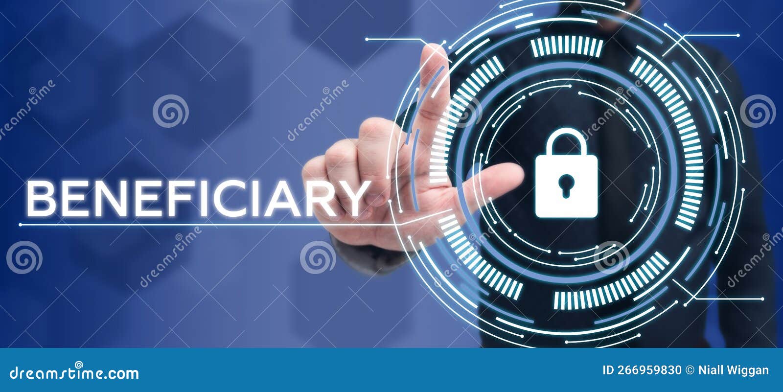 Text Caption Presenting Beneficiary. Internet Concept a Person or Thing ...