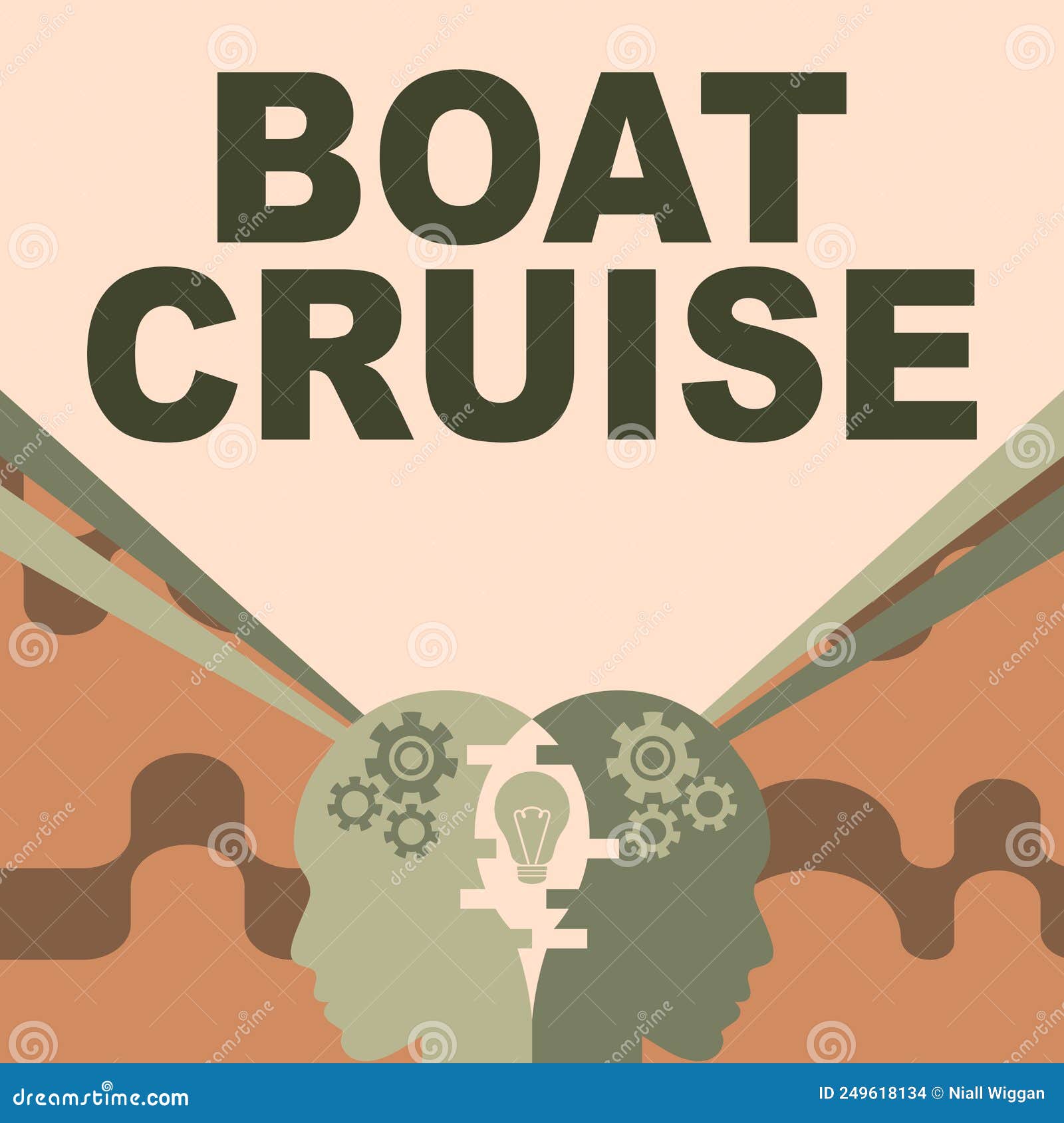 Text Caption Presenting Boat Cruise. Word for Sail about in Area ...