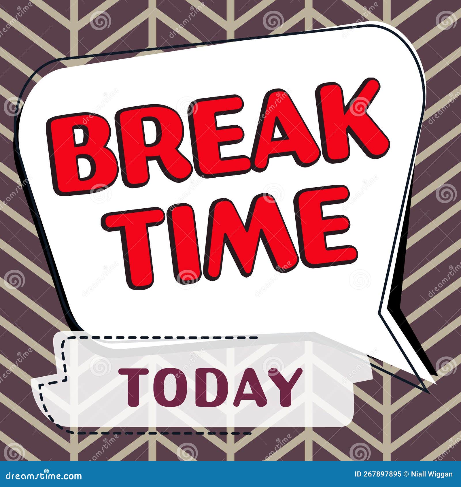 Conceptual Caption Break Time. Business Overview Period of Rest or ...