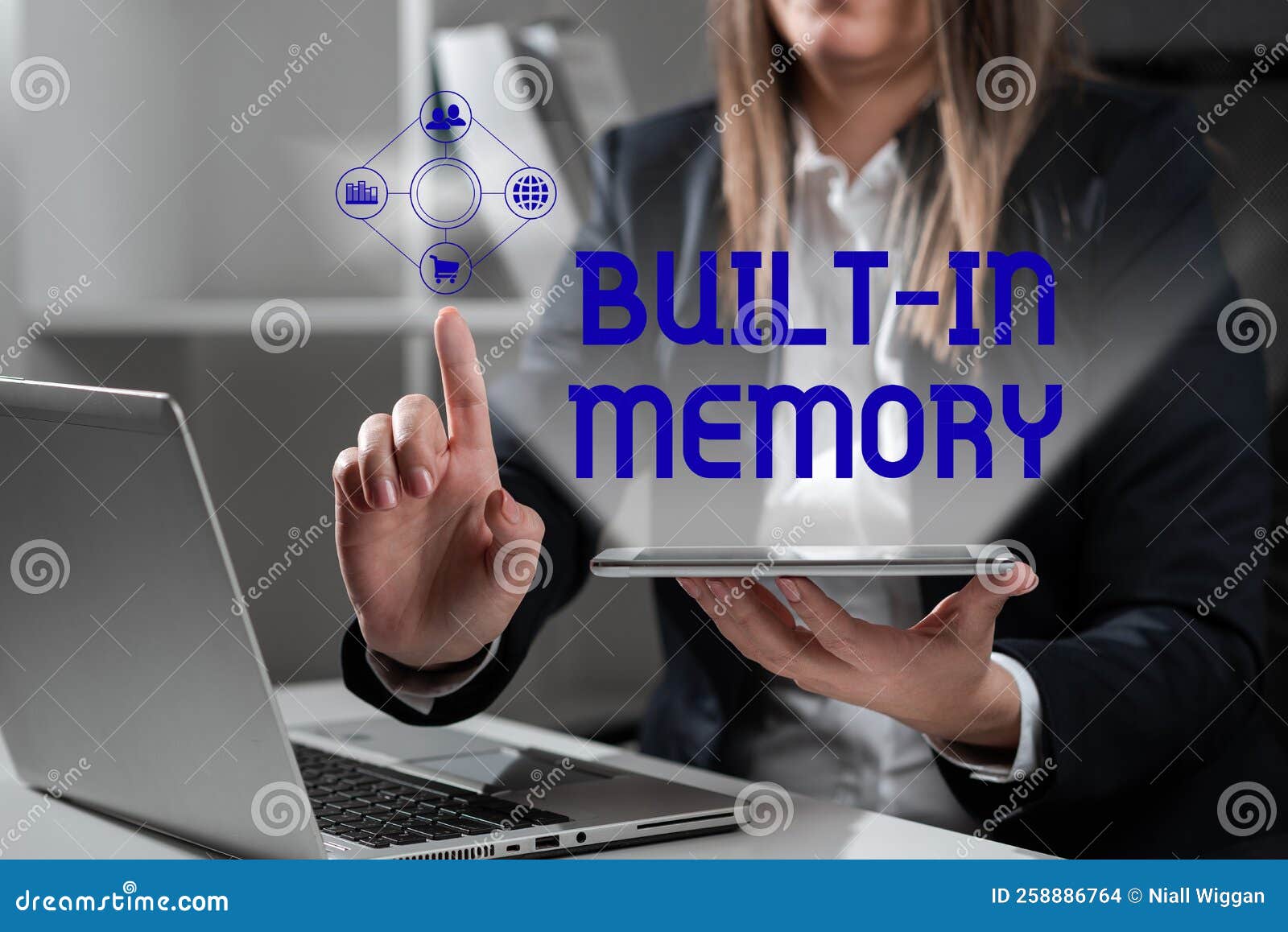 Text Showing Inspiration Built in Memory. Business Approach Device or ...