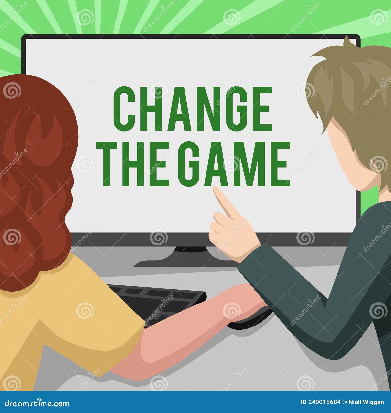 Text Caption Presenting Change the Game. Business Concept Adjustment in ...