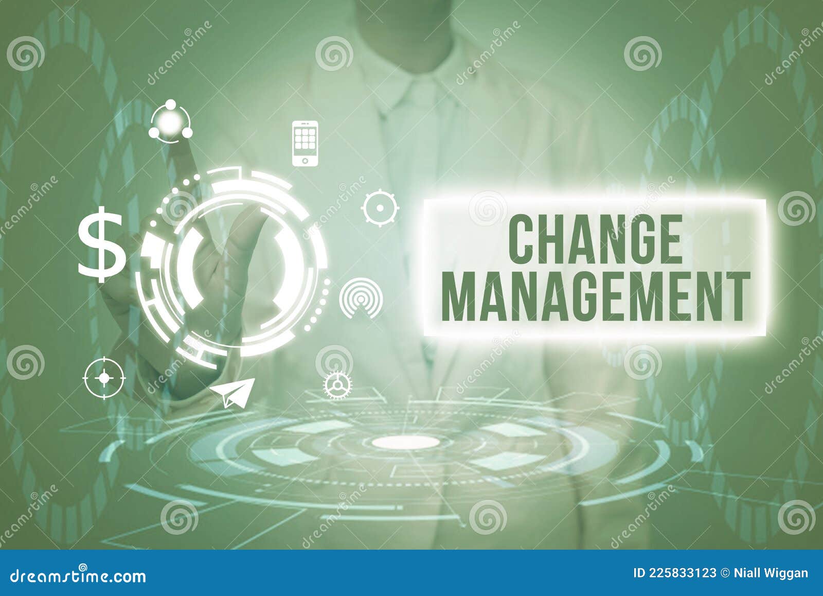 Text Caption Presenting Change Management. Concept Meaning Systematic ...