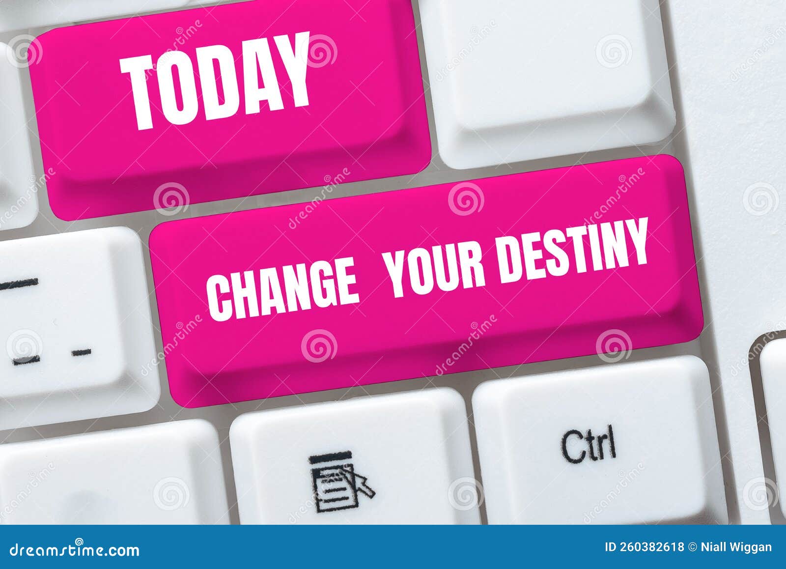 Text Caption Presenting Change Your Destiny. Concept Meaning Formal ...