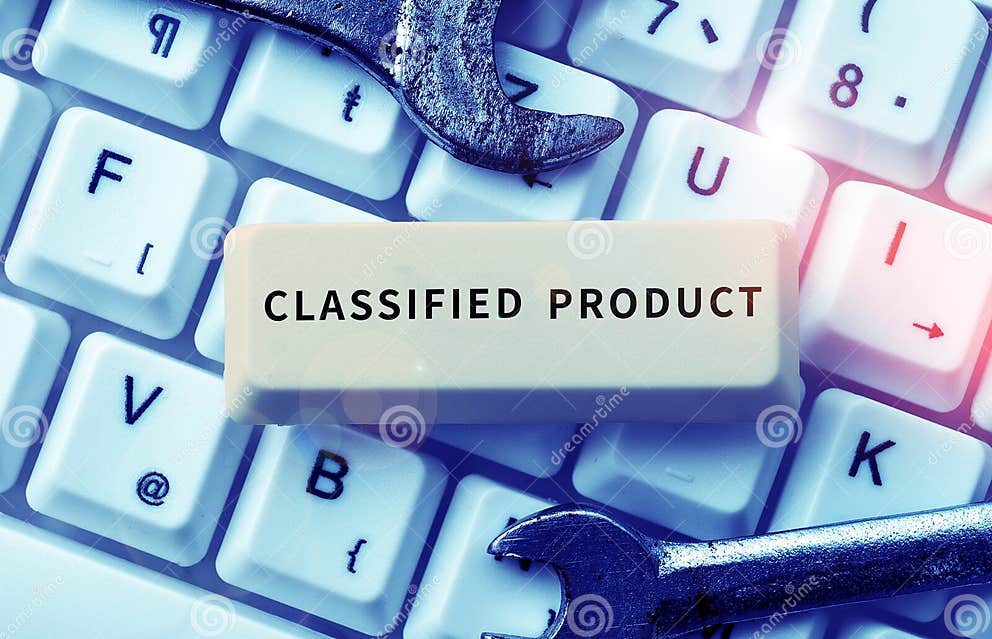 Sign Displaying Classified Product. Concept Meaning Sensitive Data Top ... Sign Displaying Classified Product. Concept Meaning Sensitive Data Top ...