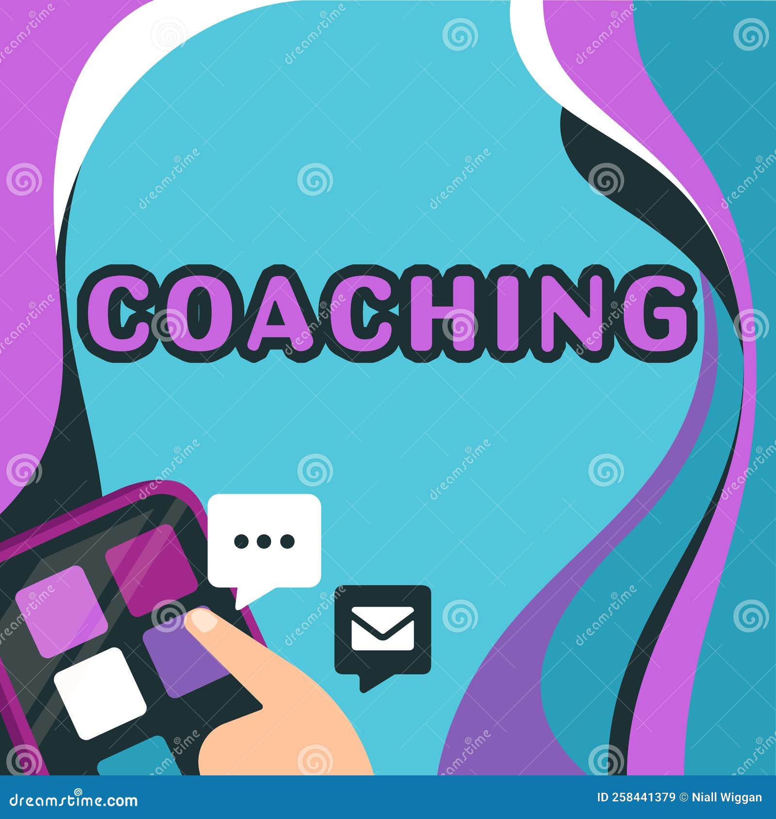 Conceptual Caption Coaching. Business Approach Unlocking a Persons ...