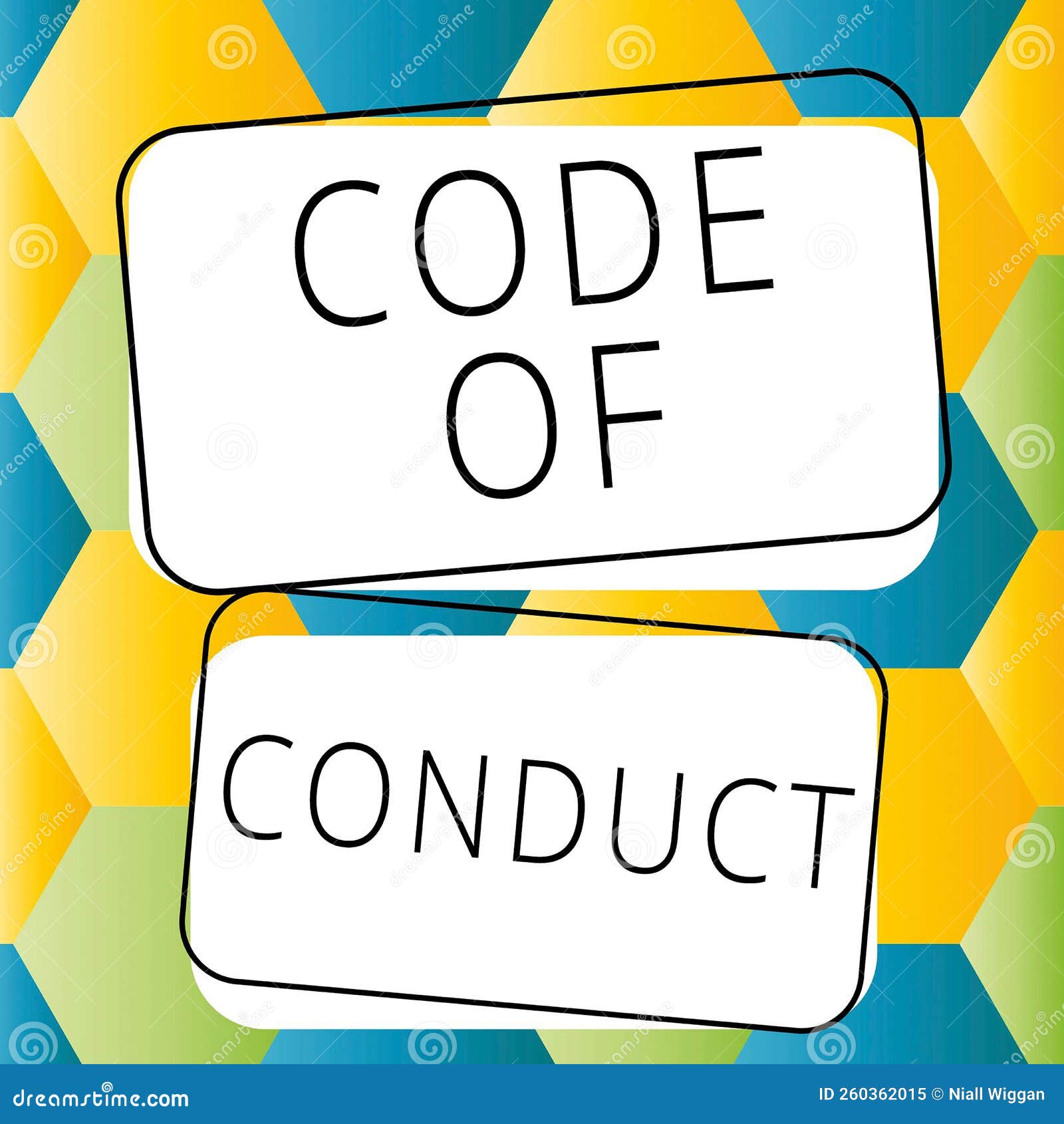 Ethics, Respect, Code, Honesty, Integrity - Outline Signpost With Five ...