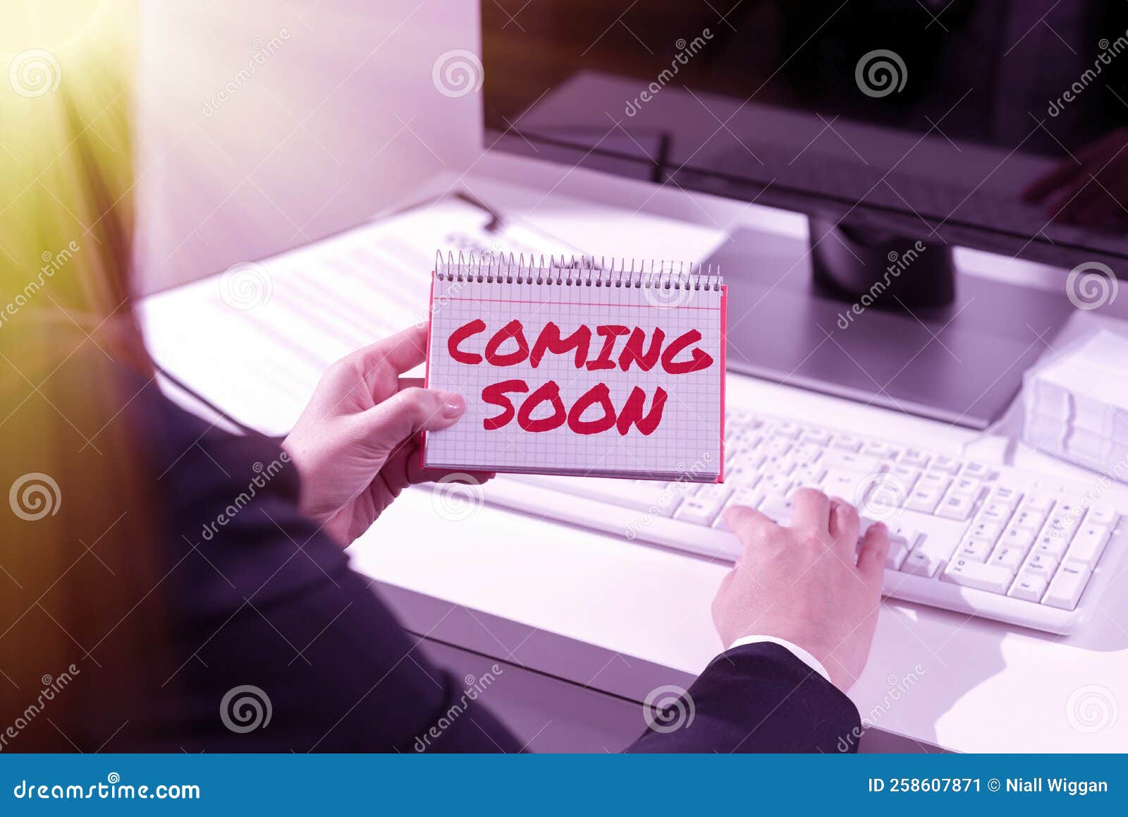 Text Caption Presenting Coming Soon. Internet Concept Something is ... Text Caption Presenting Coming Soon. Internet Concept Something is ...