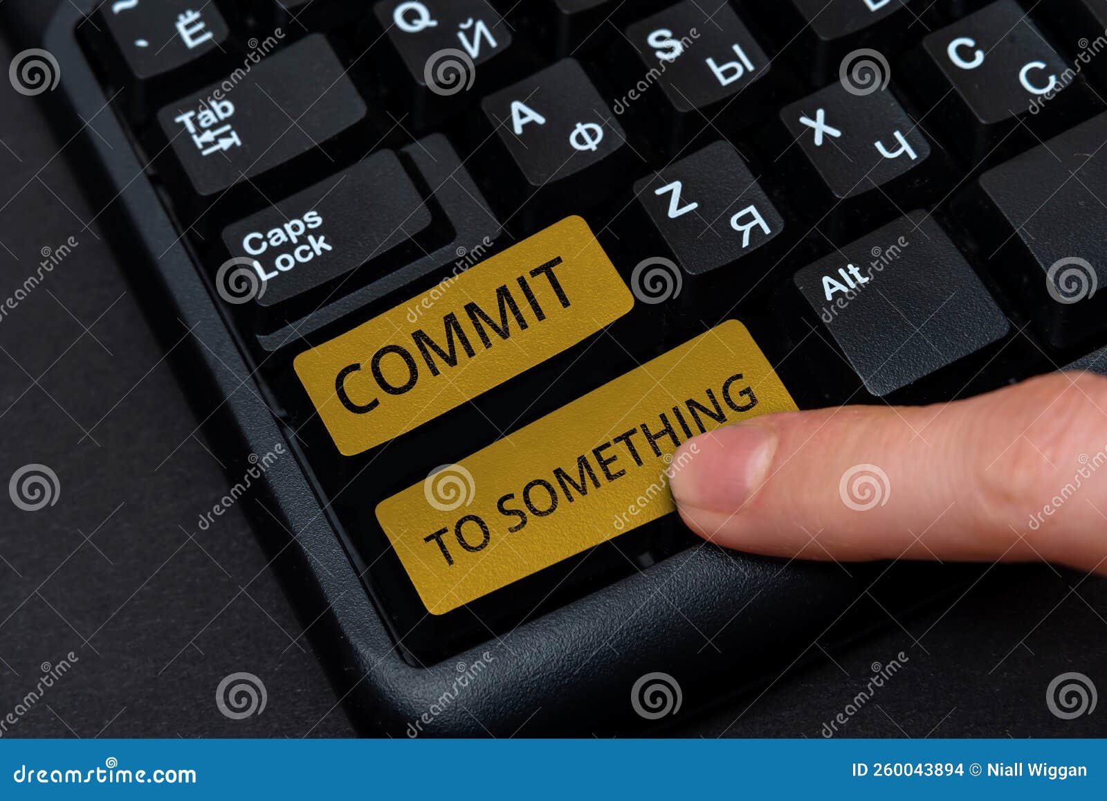 Writing Displaying Text Commit To Something. Business Idea Consultancy ...