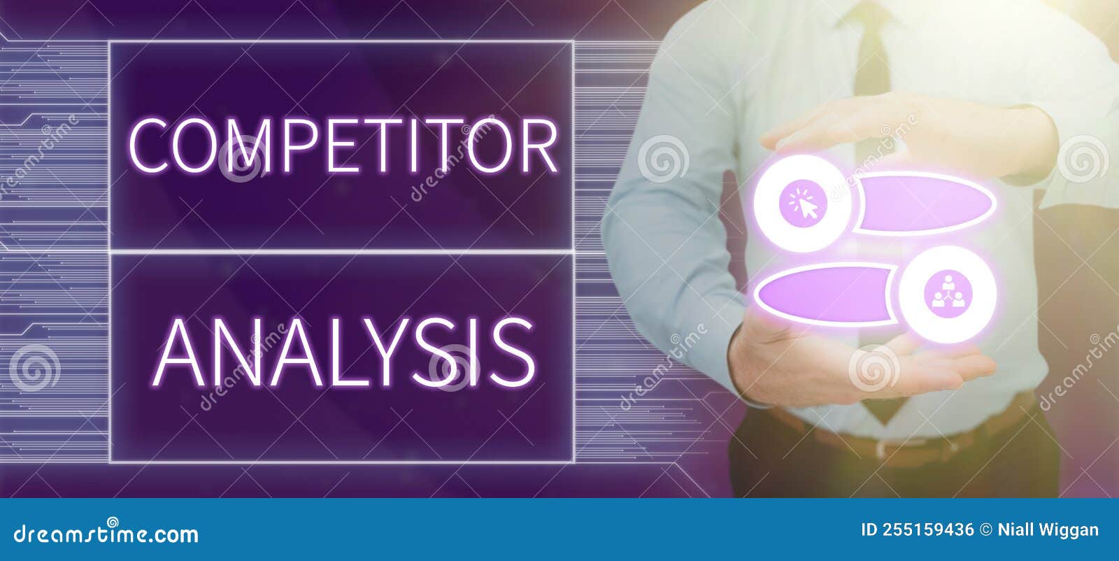 Text Caption Presenting Competitor AnalysisDetermine the Strength ...
