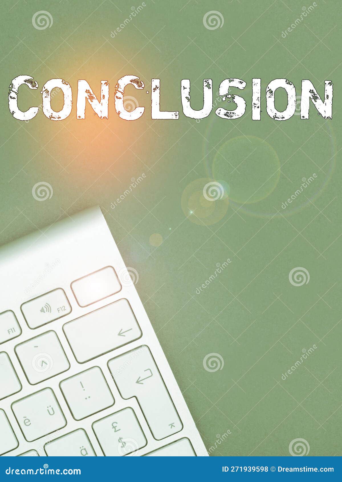 Decision Or Conclusion Symbol. Businessman Turns Wooden Cubes And ...