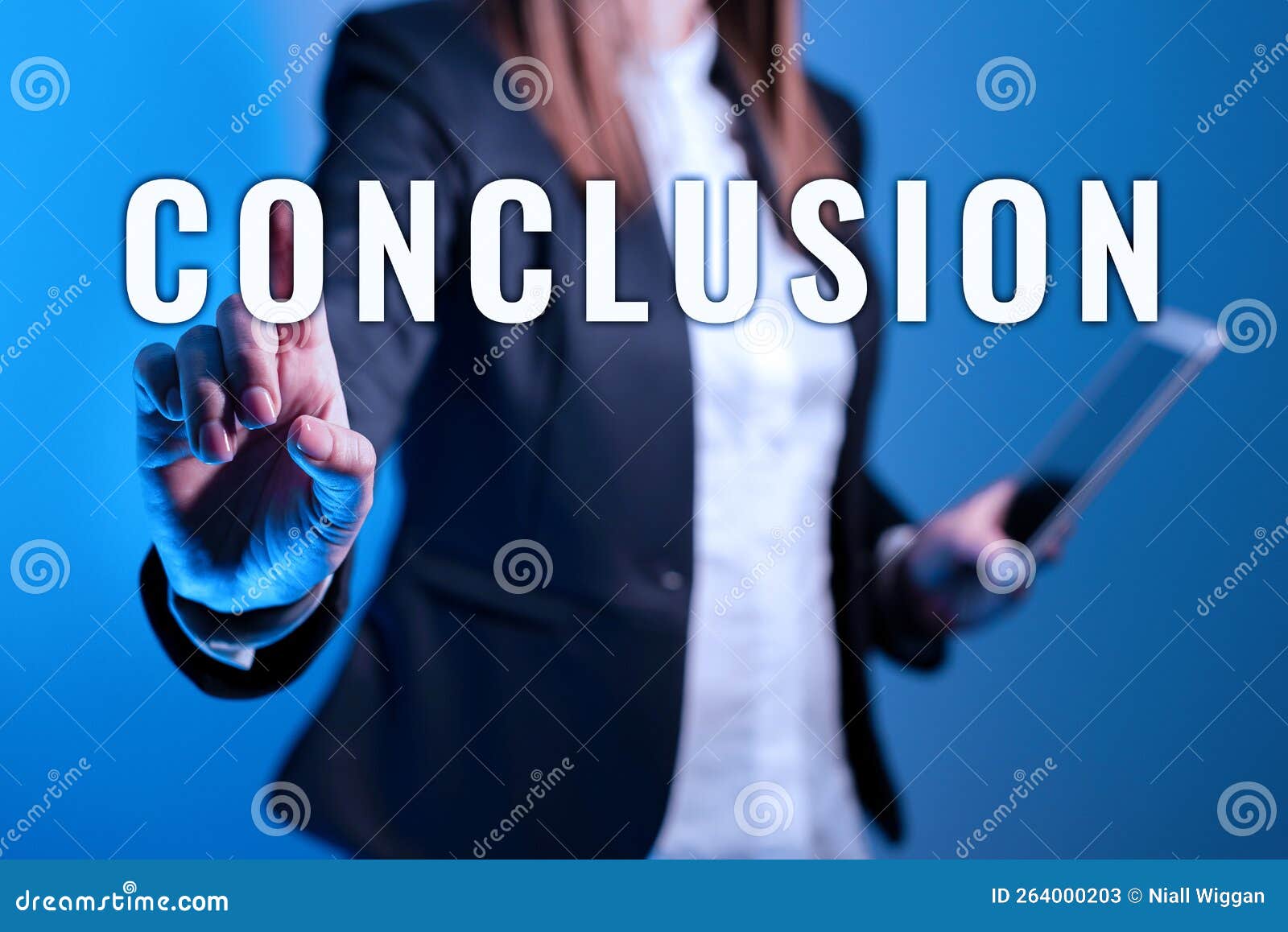 Text Caption Presenting Conclusion. Business Showcase Results Analysis ...