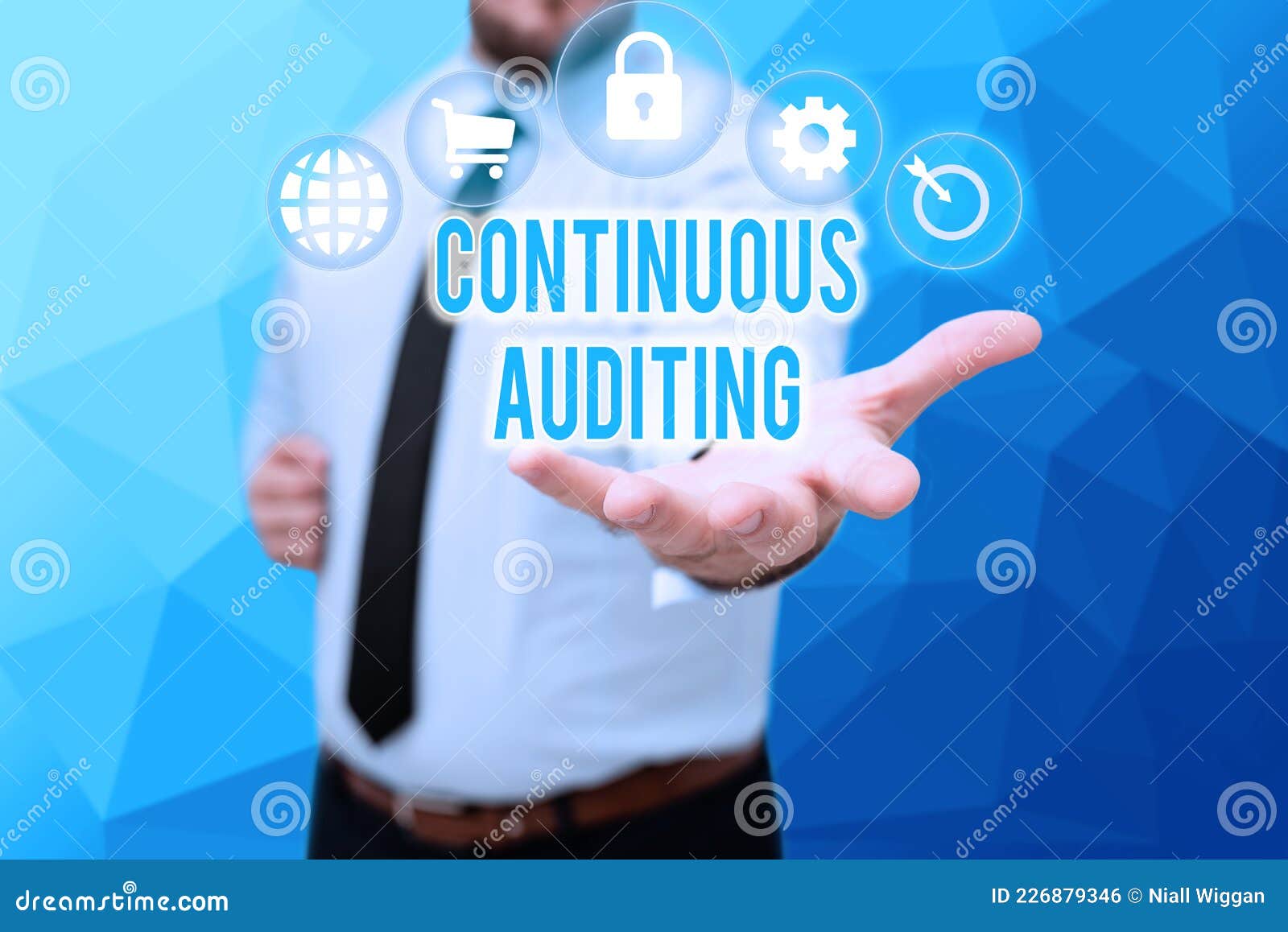 Text Caption Presenting Continuous Auditing. Business Showcase Internal ...