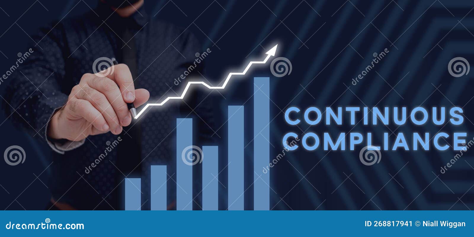 Text Caption Presenting Continuous Compliance. Business Concept ...