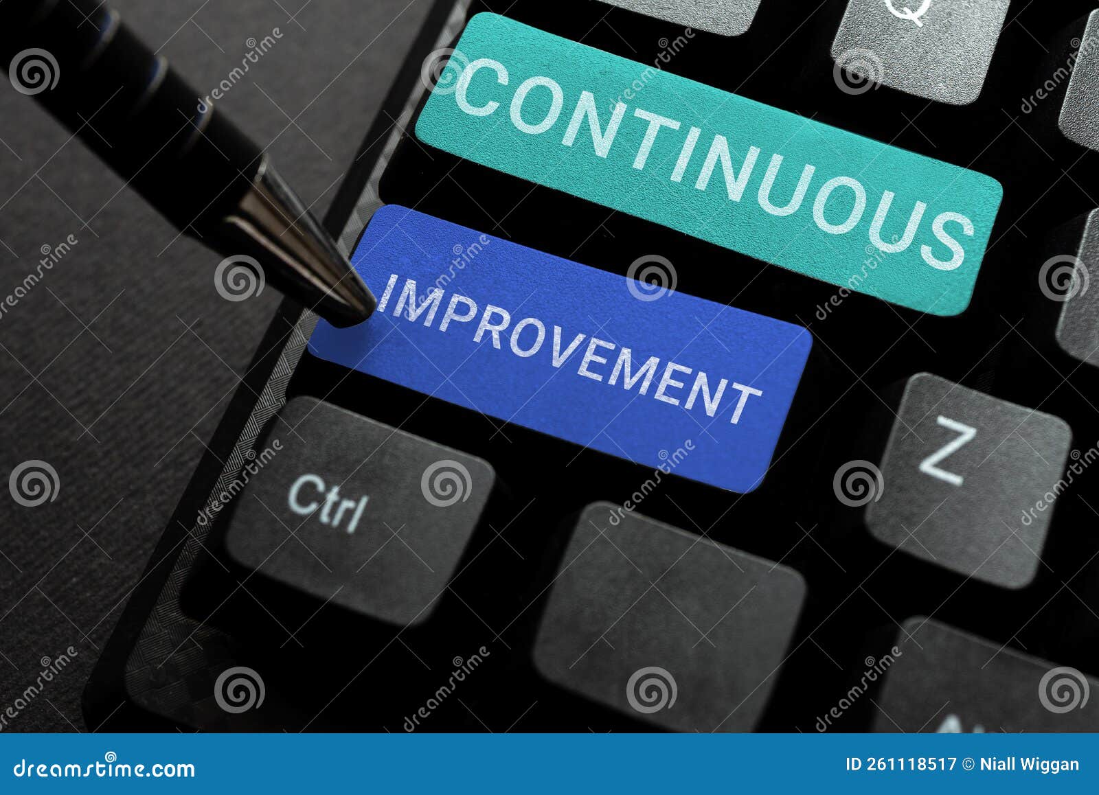 Conceptual Caption Continuous Improvement. Business Showcase Making ...