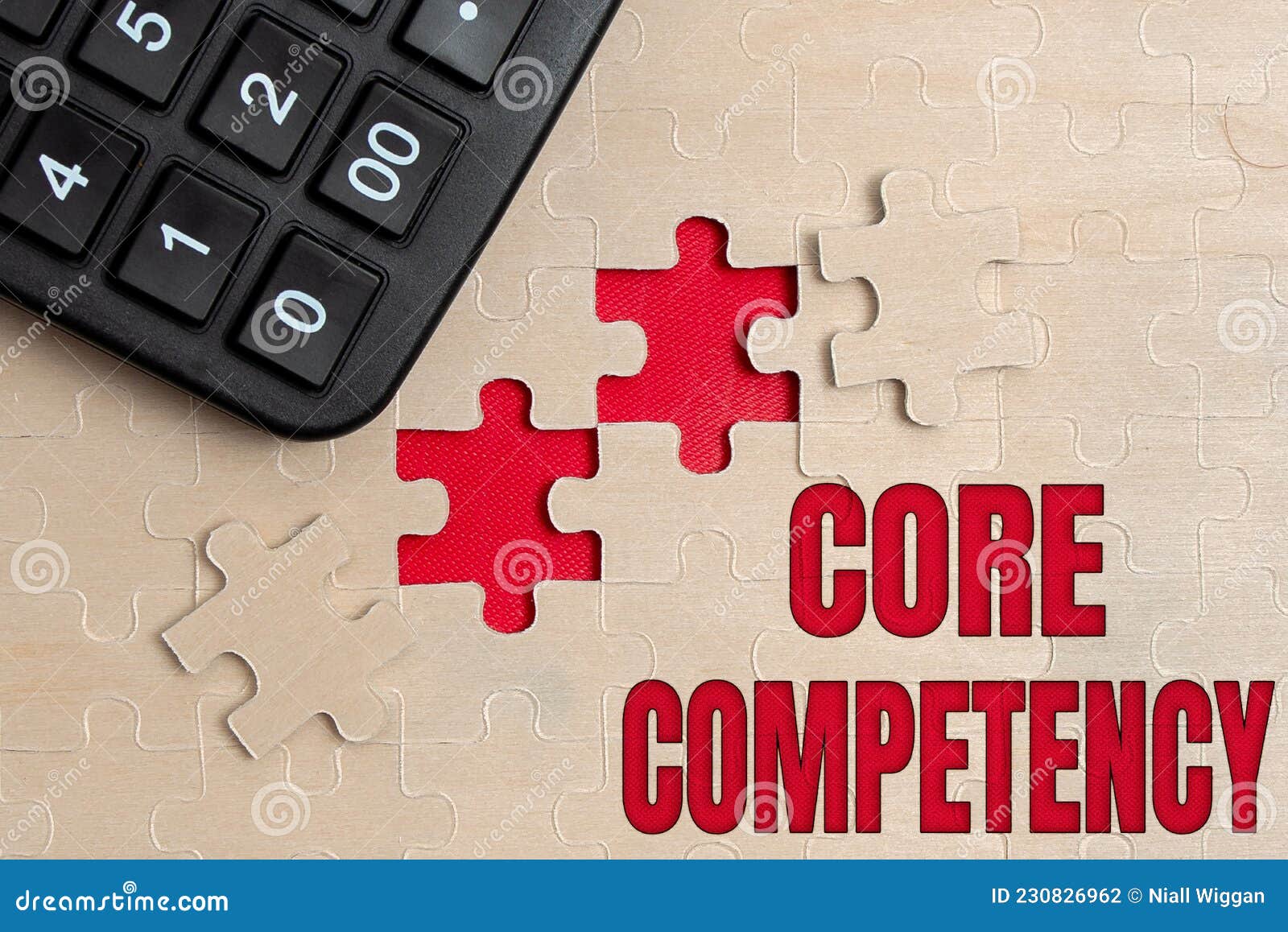 Sign Displaying Core Competency. Concept Meaning Harmonized Combination ...