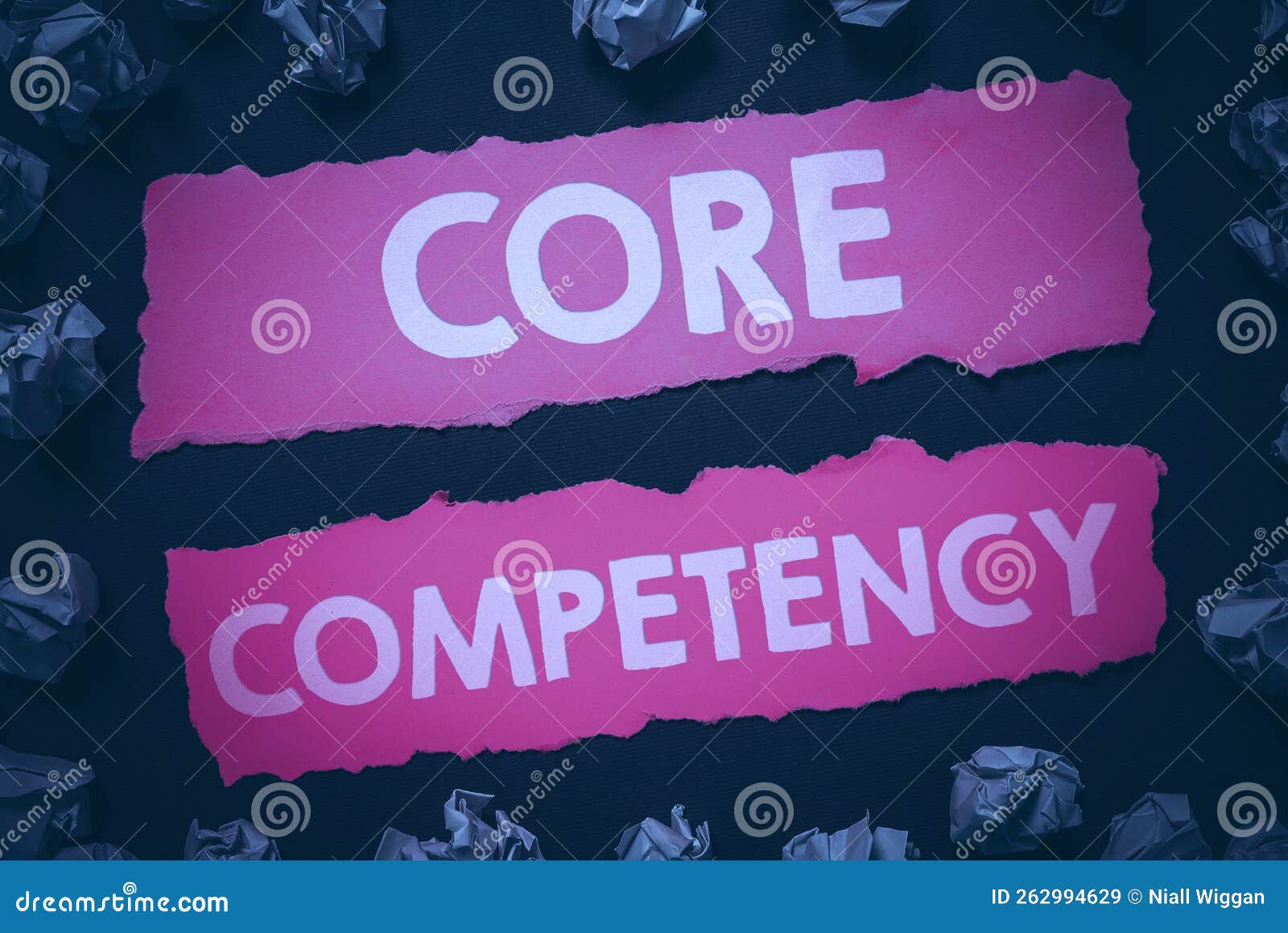 Text Caption Presenting Core Competency. Word for Harmonized ...