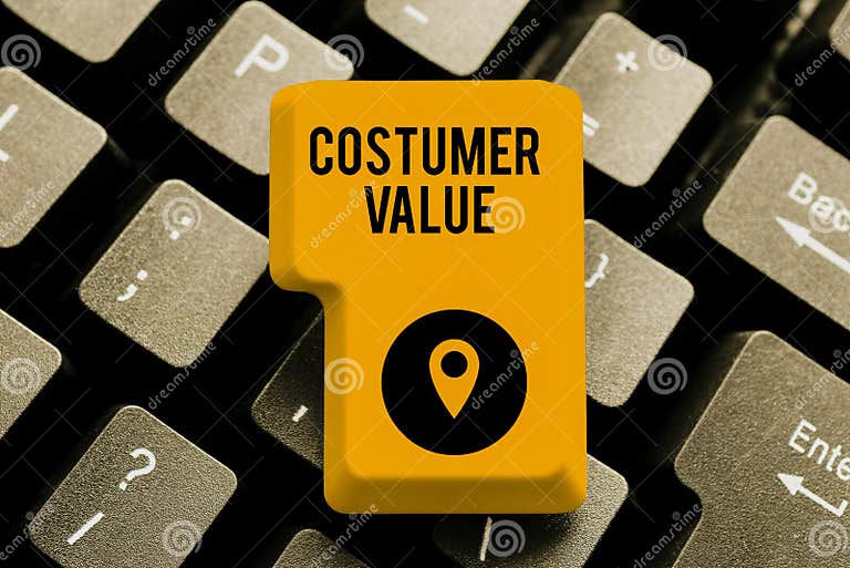 Text Caption Presenting Costumer Value. Business Approach Protect a ...