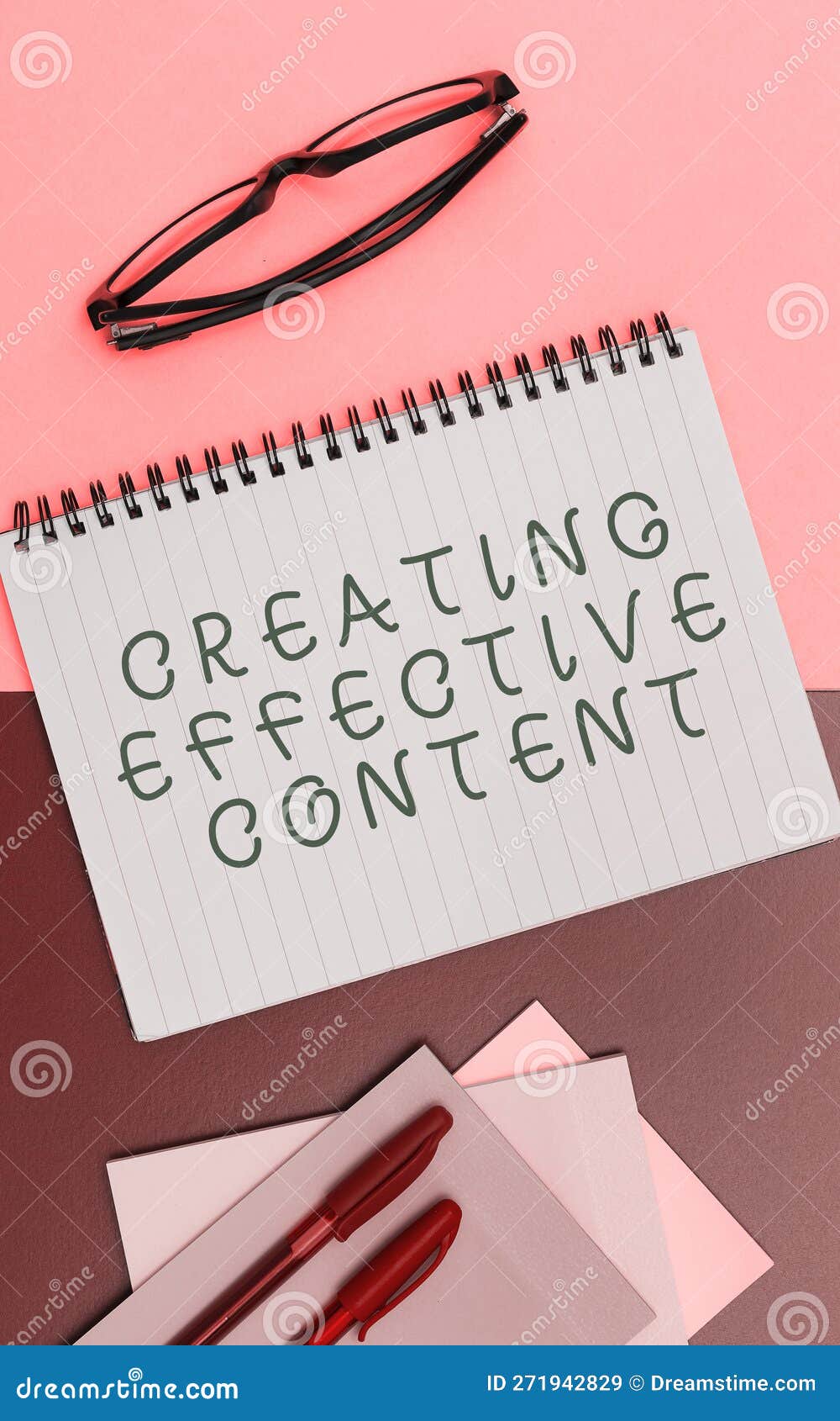 Text Caption Presenting Creating Effective Content. Concept Meaning ...