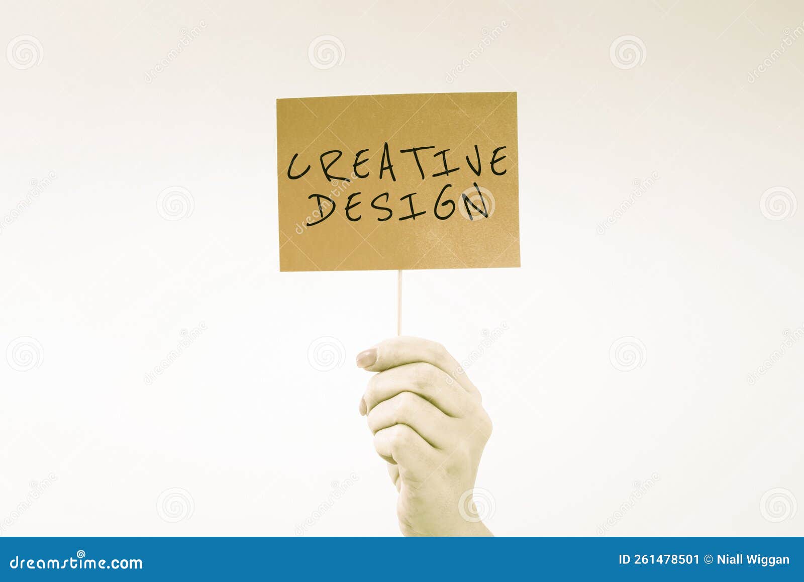 Text Caption Presenting Creative Design. Word for a Visual Element ...