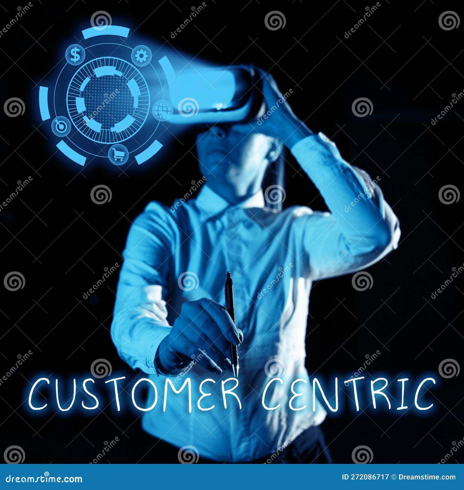 Writing Displaying Text Customer Centric. Conceptual Photo Process of ...
