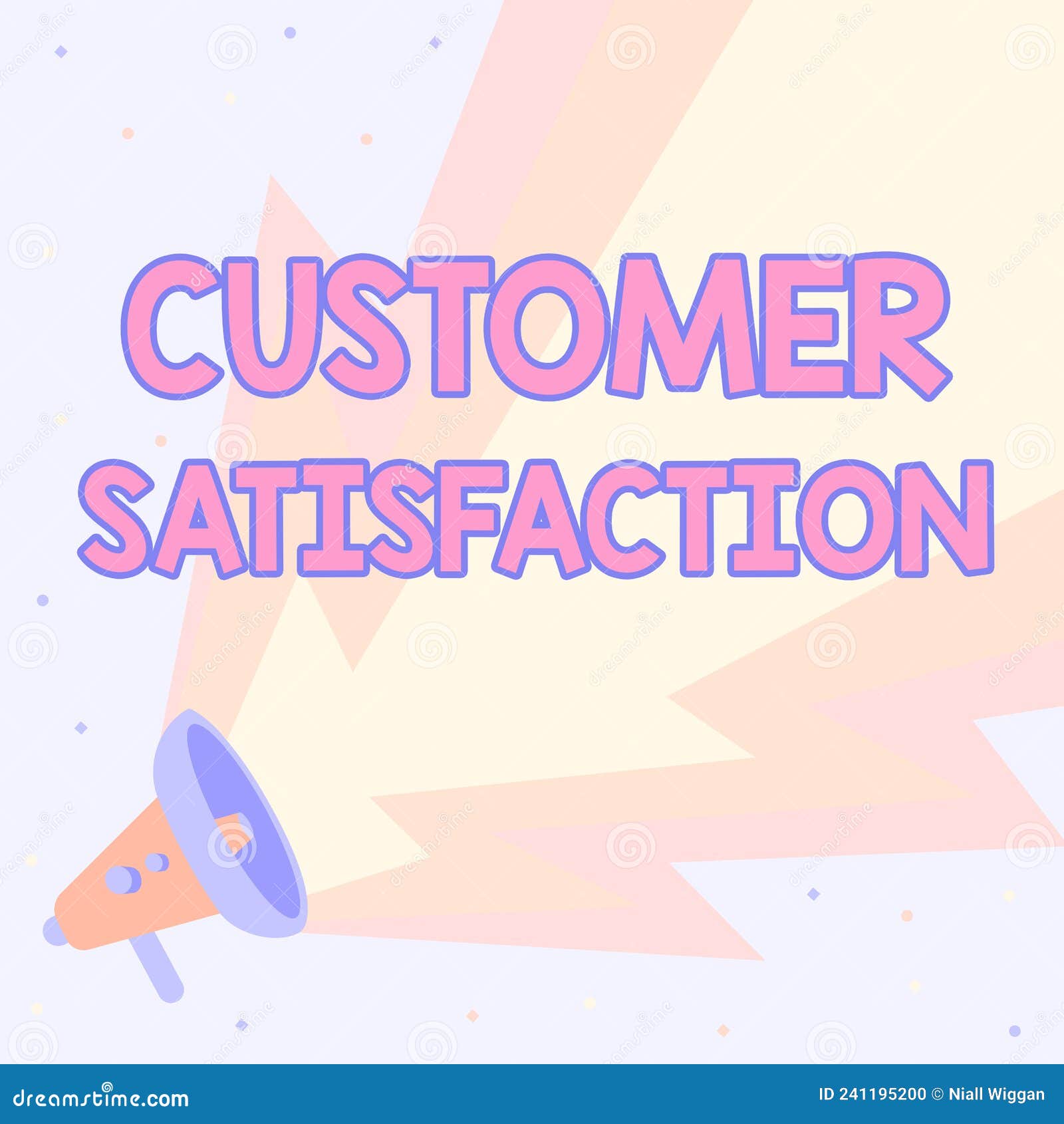 Text Caption Presenting Customer Satisfaction. Business Idea Exceed Consumer Expectation ...