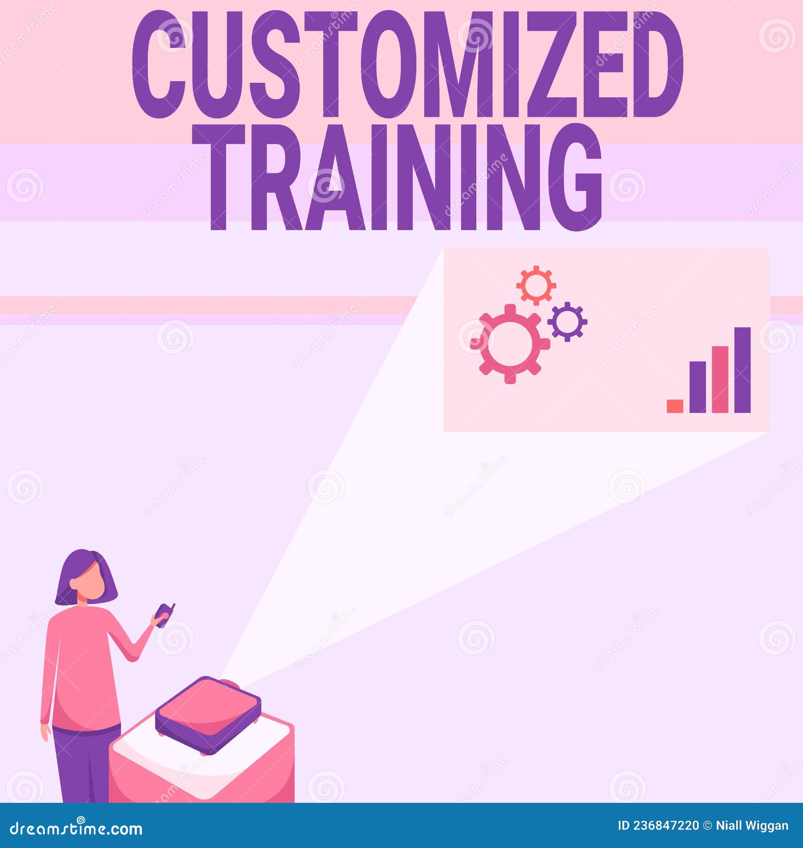 Inspiration Showing Sign Customized Training. Business Approach ...