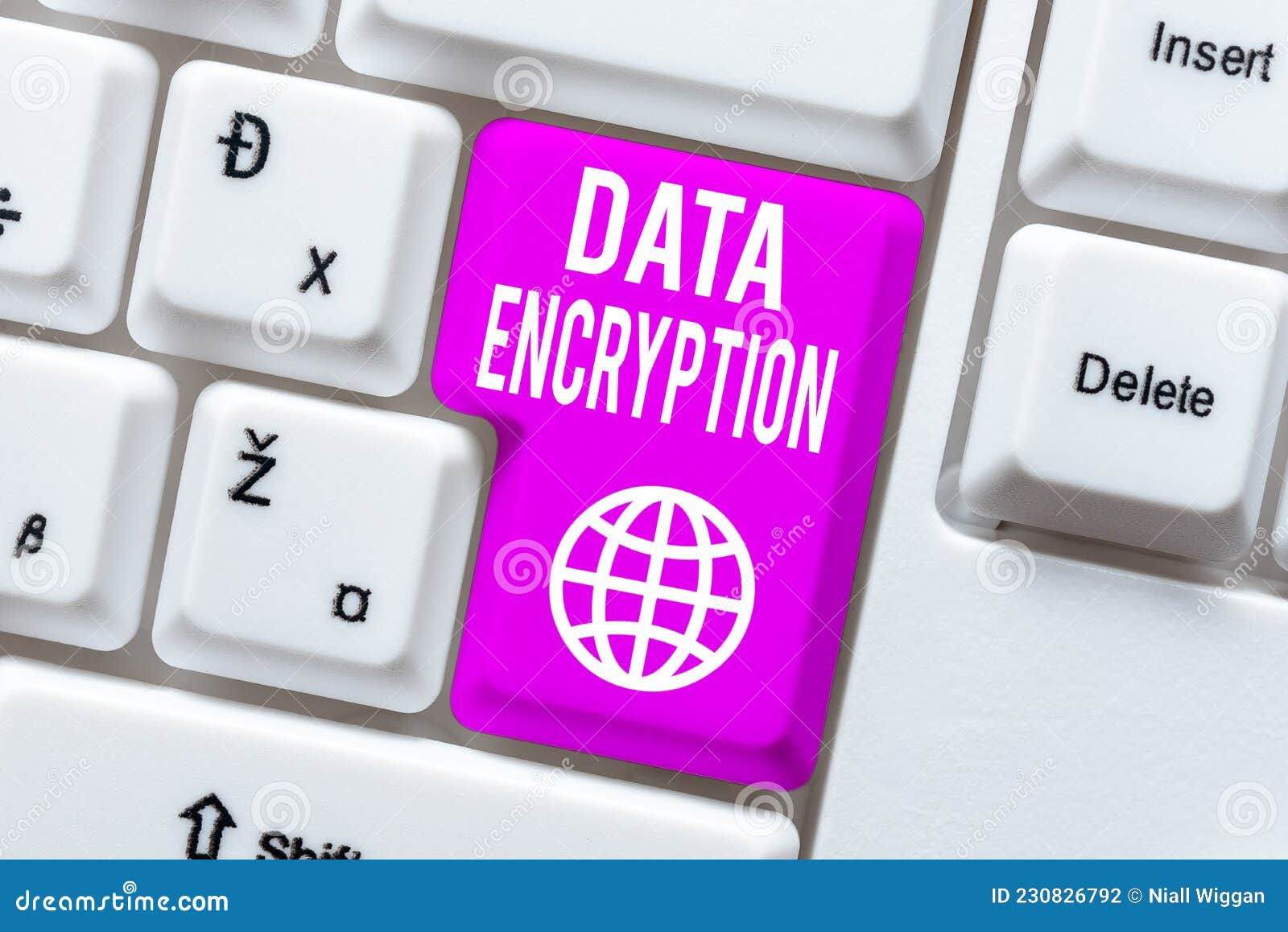 Text Caption Presenting Data Encryption. Business Approach Conversion of Data into Code for ...
