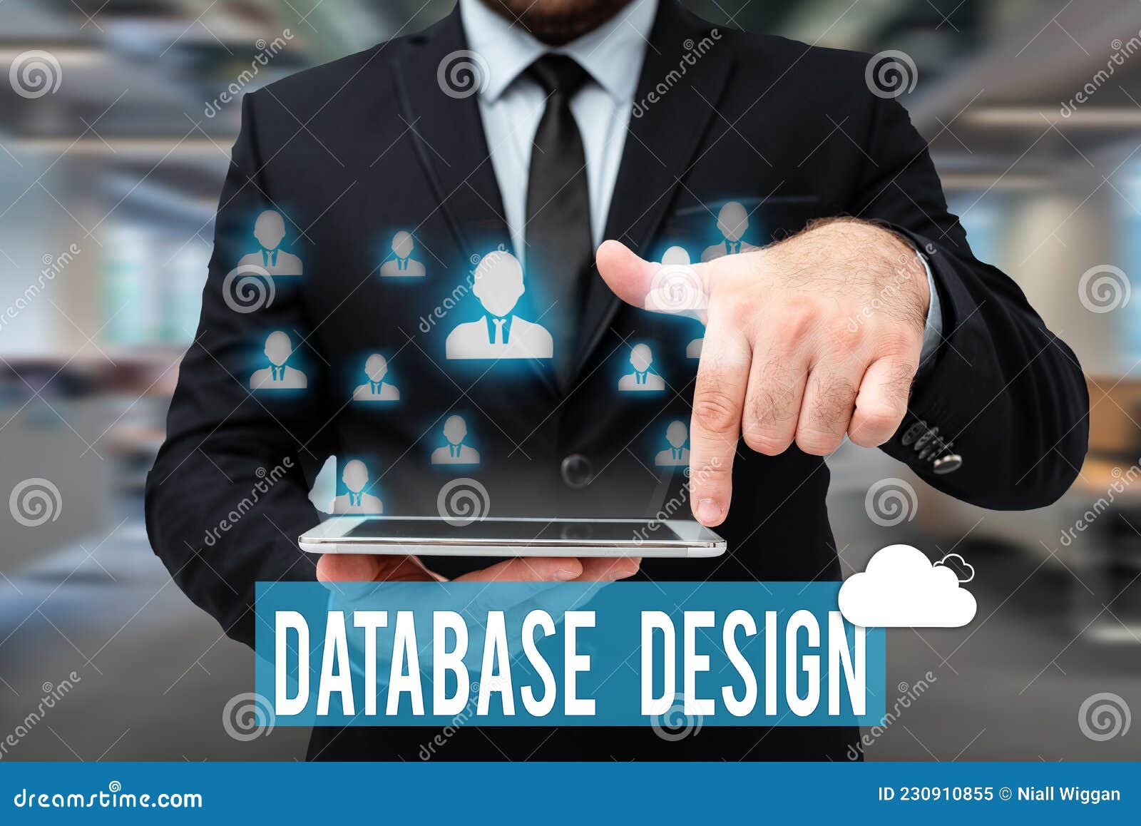 Text Sign Showing Database Design. Business Overview Organisation of ...