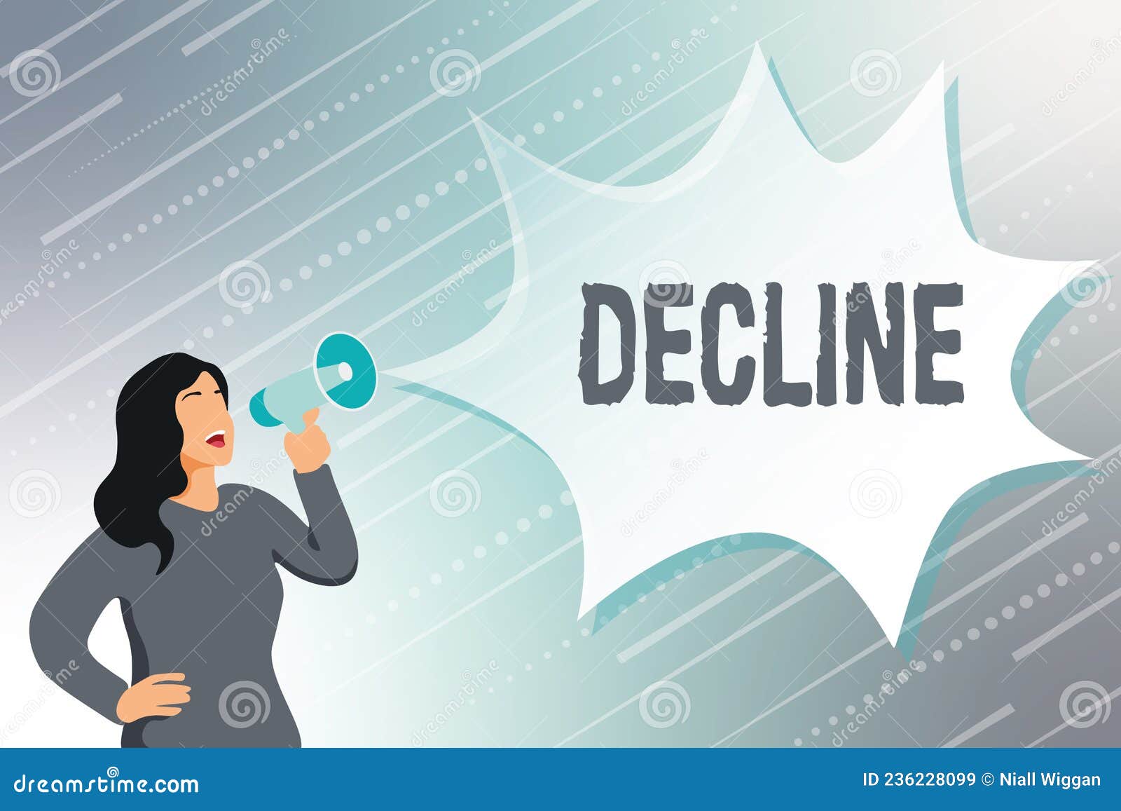 Text Caption Presenting Decline. Business Approach Become Smaller Fewer ...