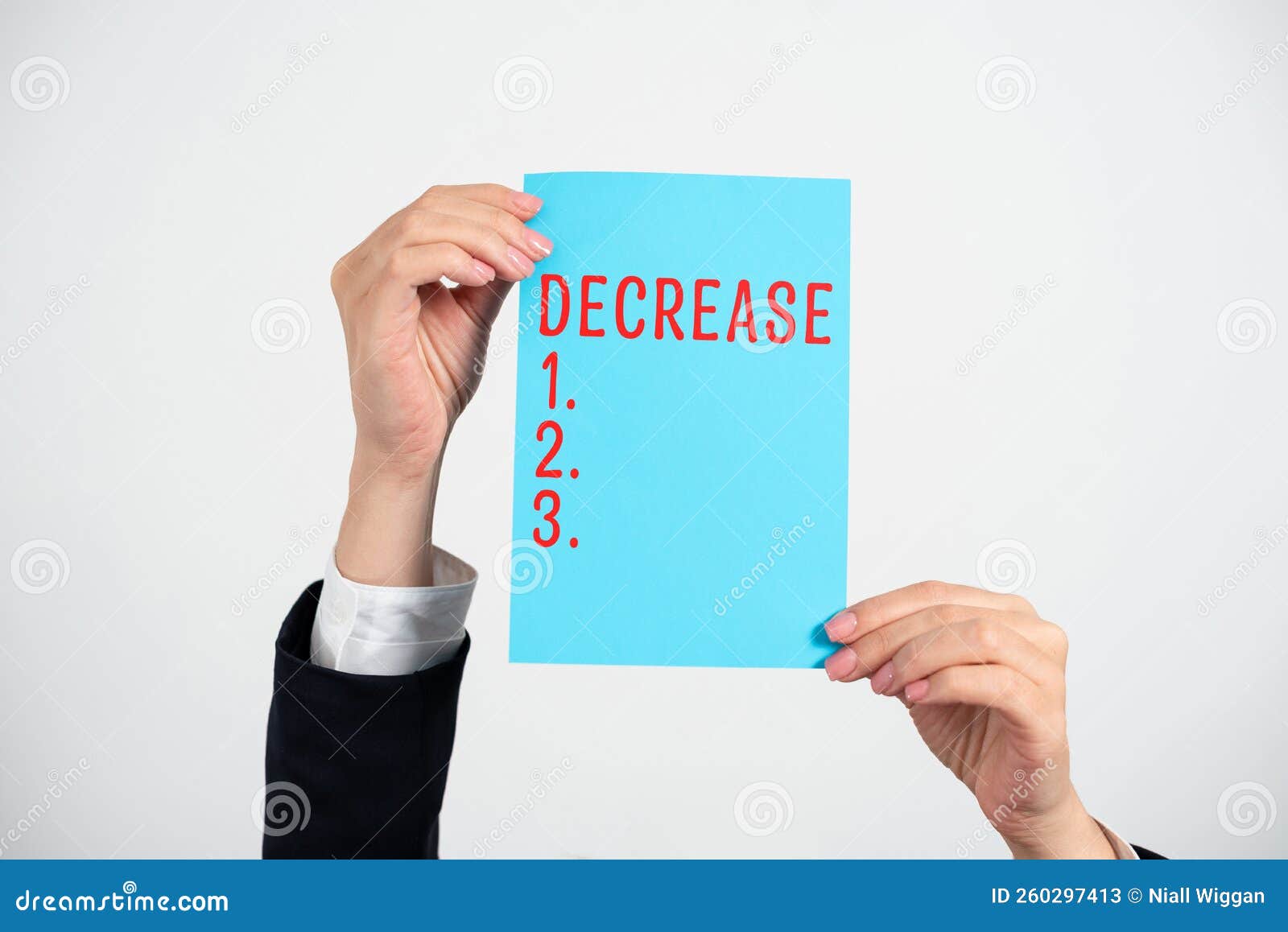 Text Caption Presenting Decrease. Business Overview Make or Become ...