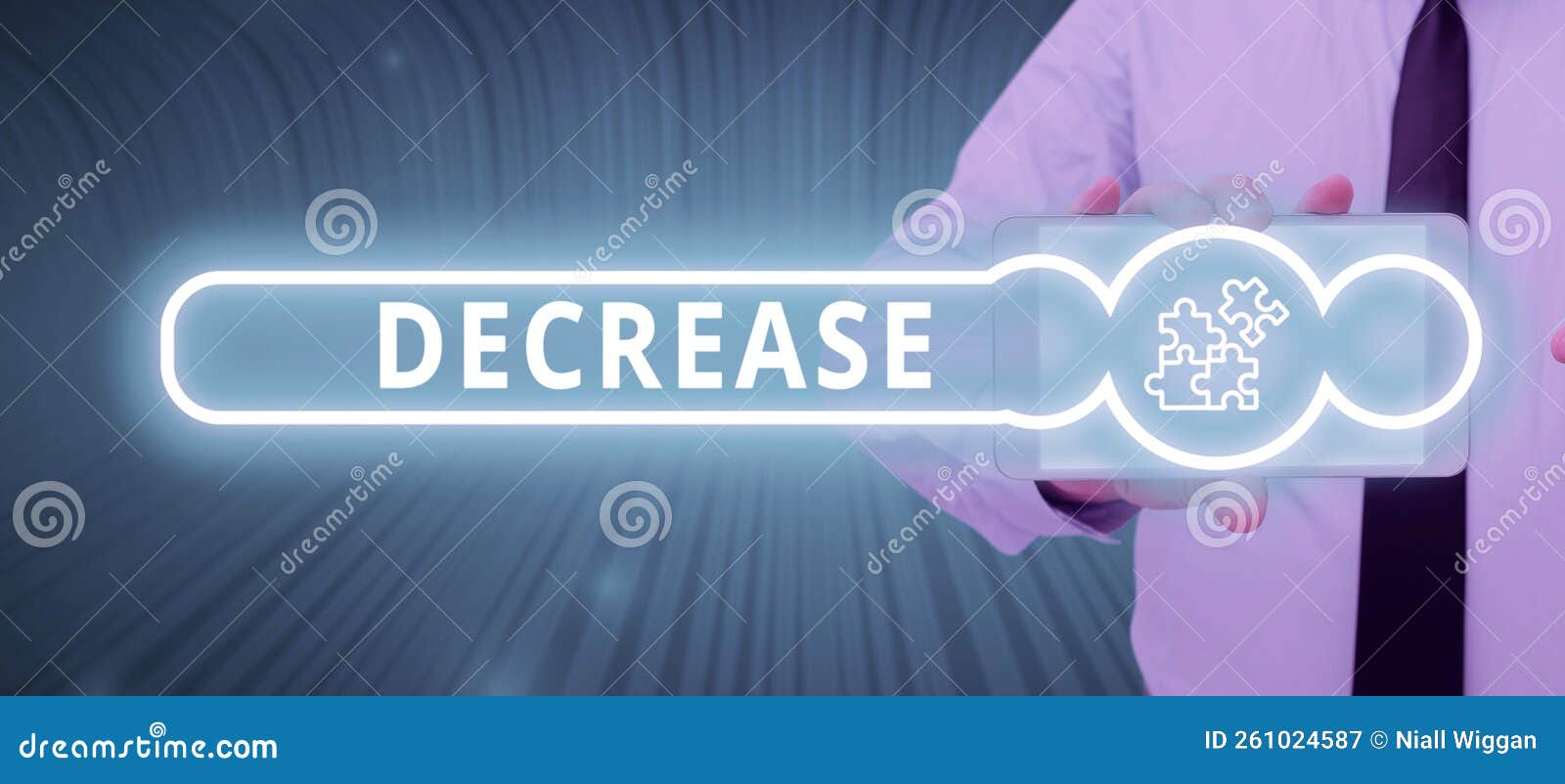 Text Caption Presenting Decrease. Word for Make or Become Smaller or ...