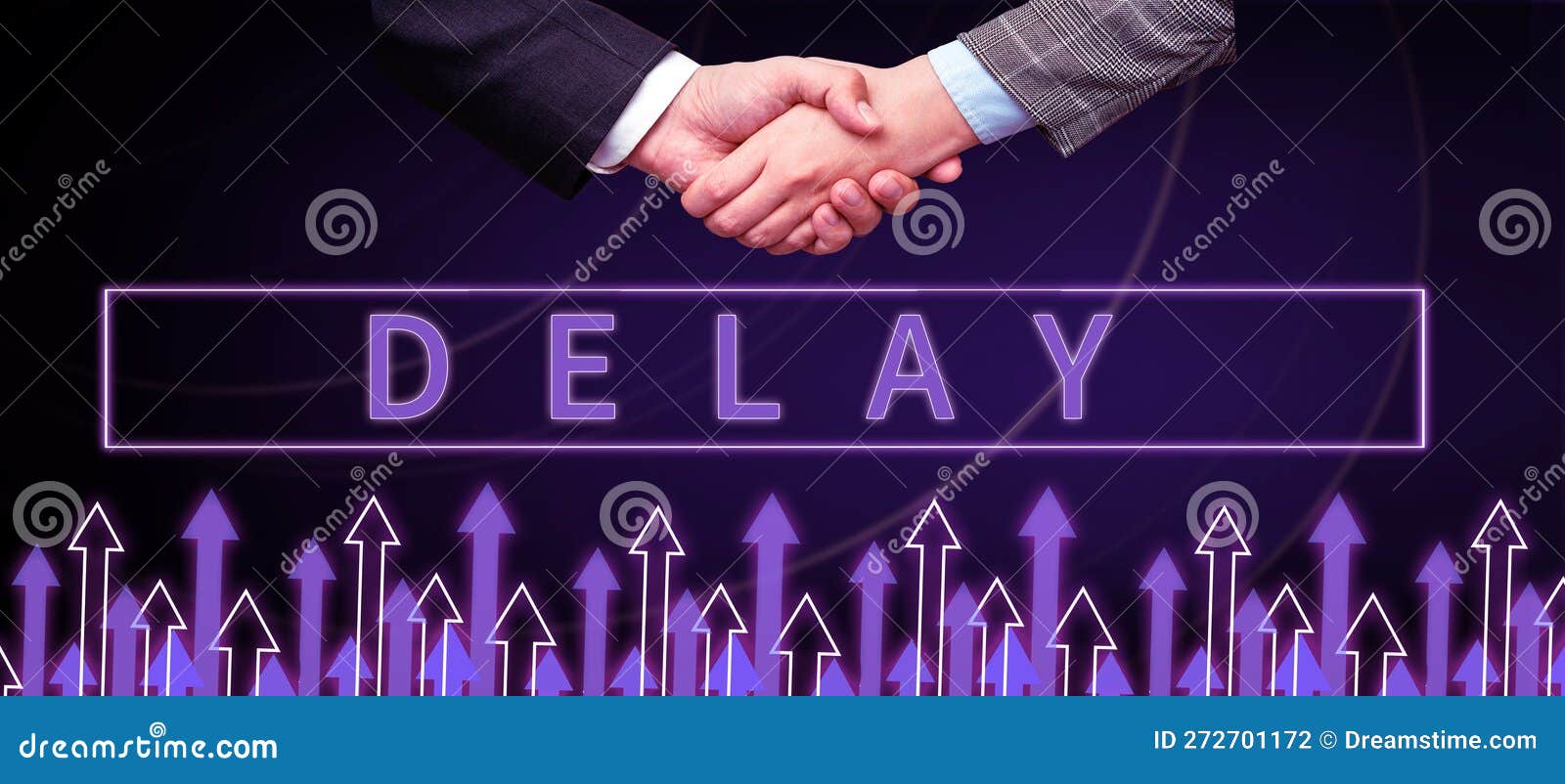 Text Caption Presenting Delay. Business Showcase Unplanned Deferment of ...